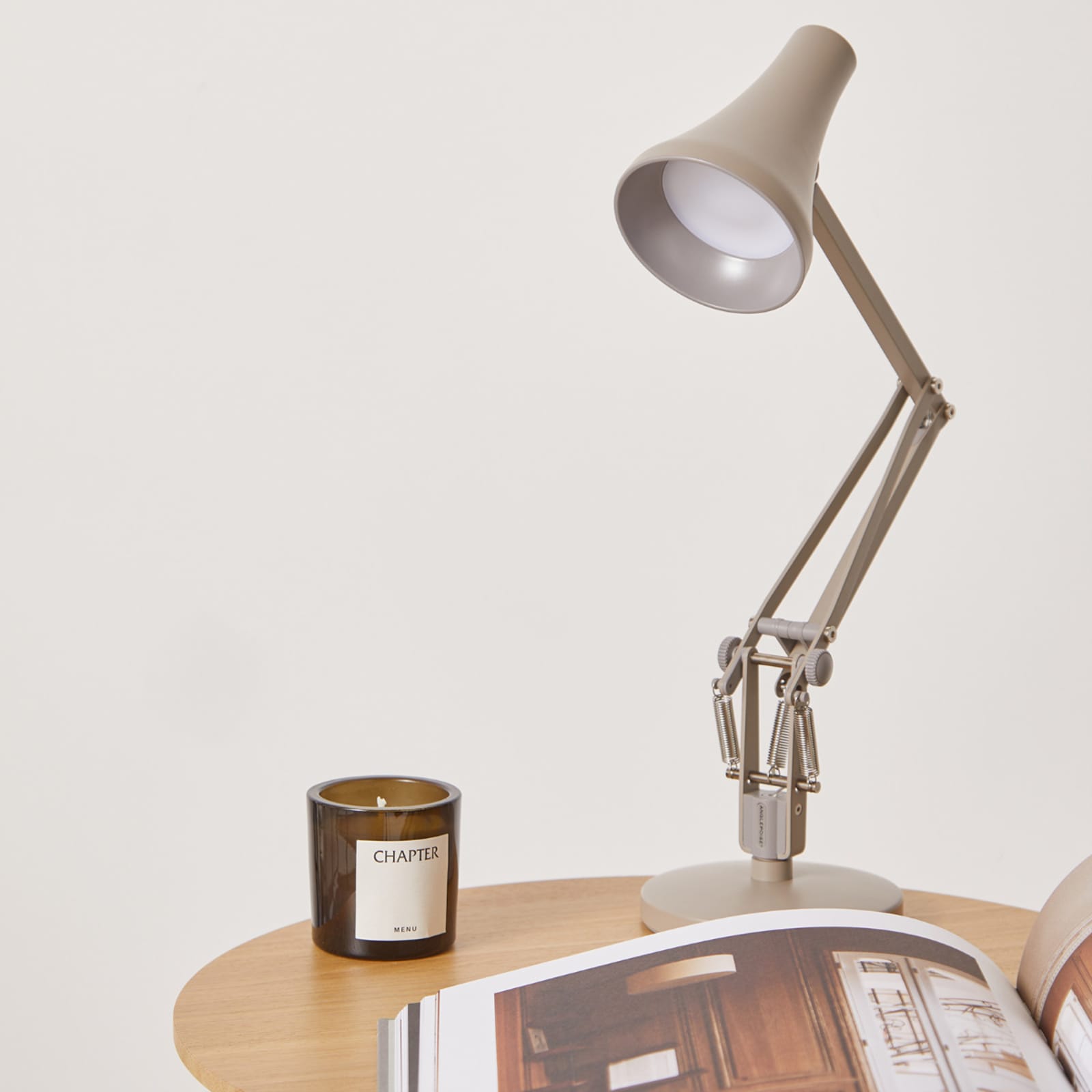 Anglepoise Type 90 Mini USB Desk Lamp Biscuit Beige | END. (GB)