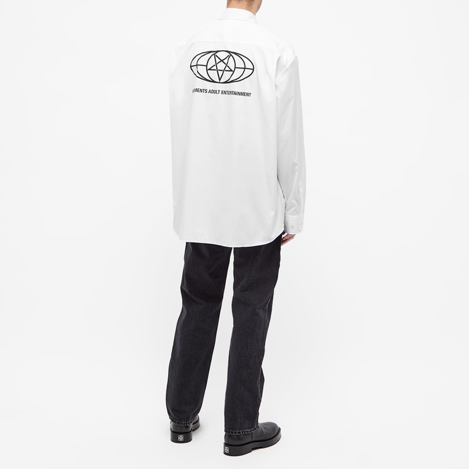 VETEMENTS 18+ Restricted Shirt White | END. (KR)