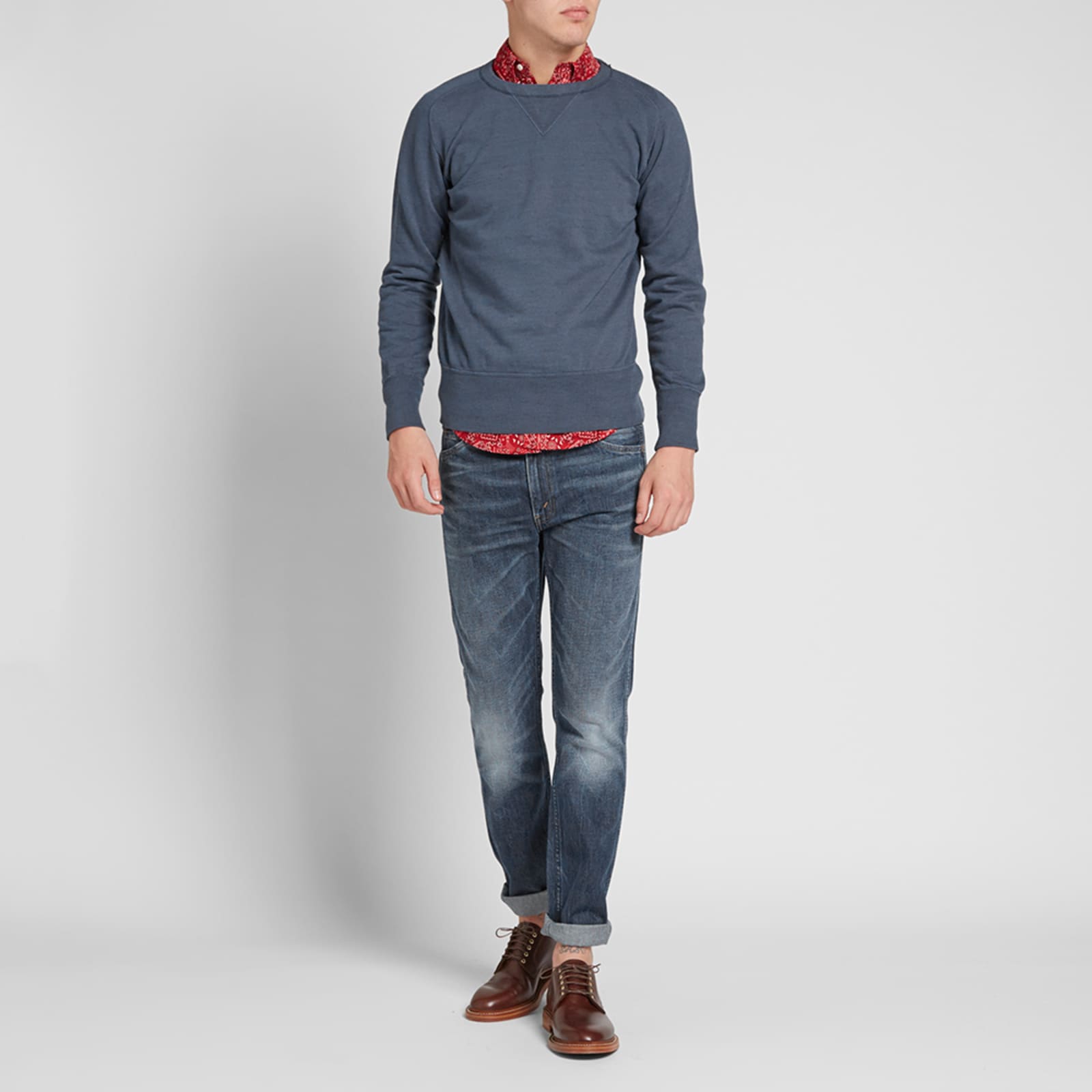 Levi's Vintage Clothing Bay Meadows Crew Sweat Blue Note | END. (GB)