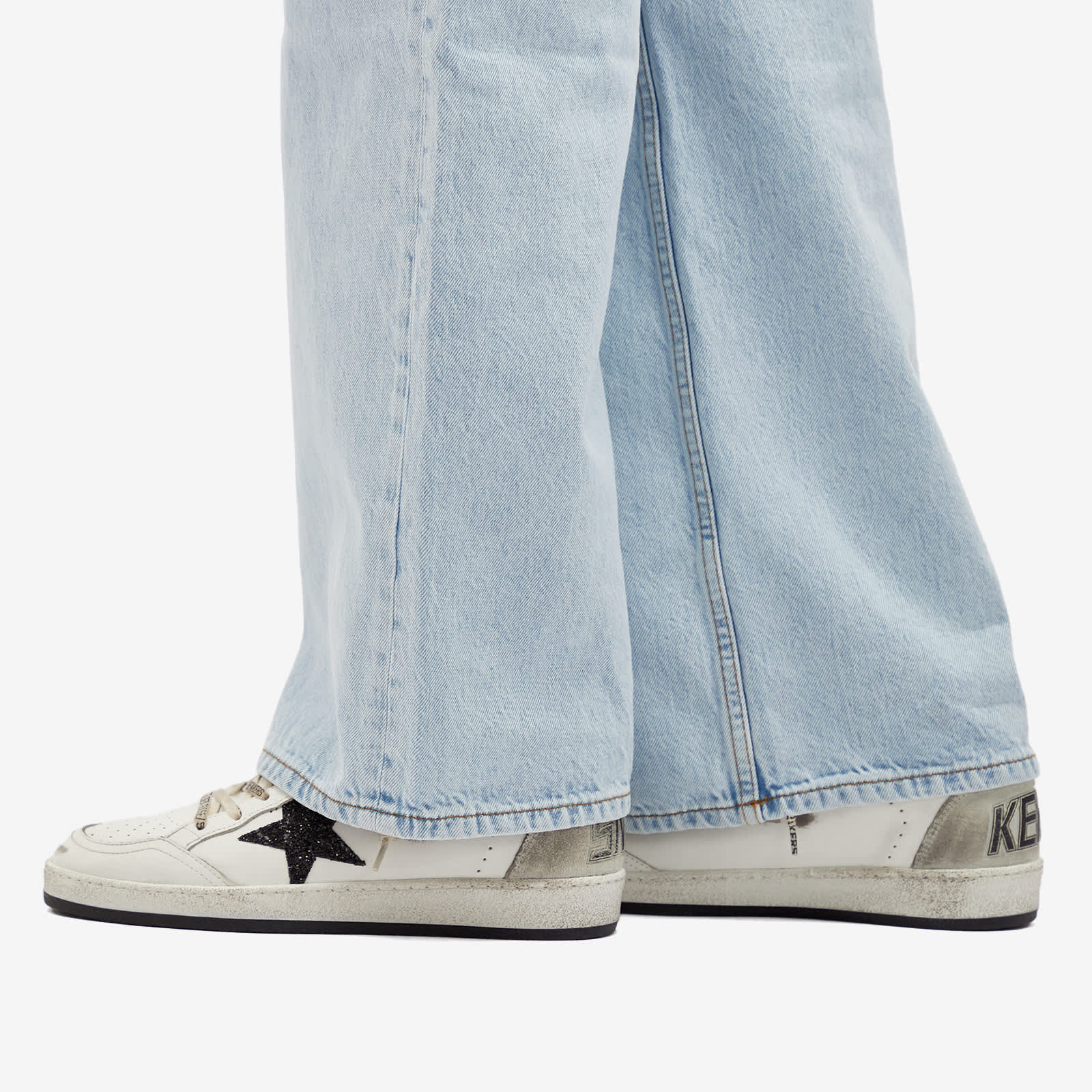 Golden Goose Ballstar Sneaker White & Black | END. (US)