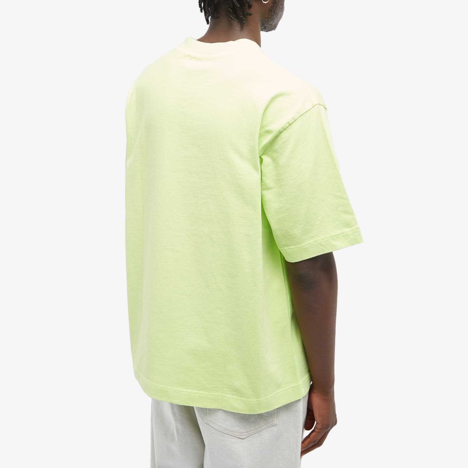 Acne Studios Extorr Stamp T-Shirt Fluo Green | END. (KR)