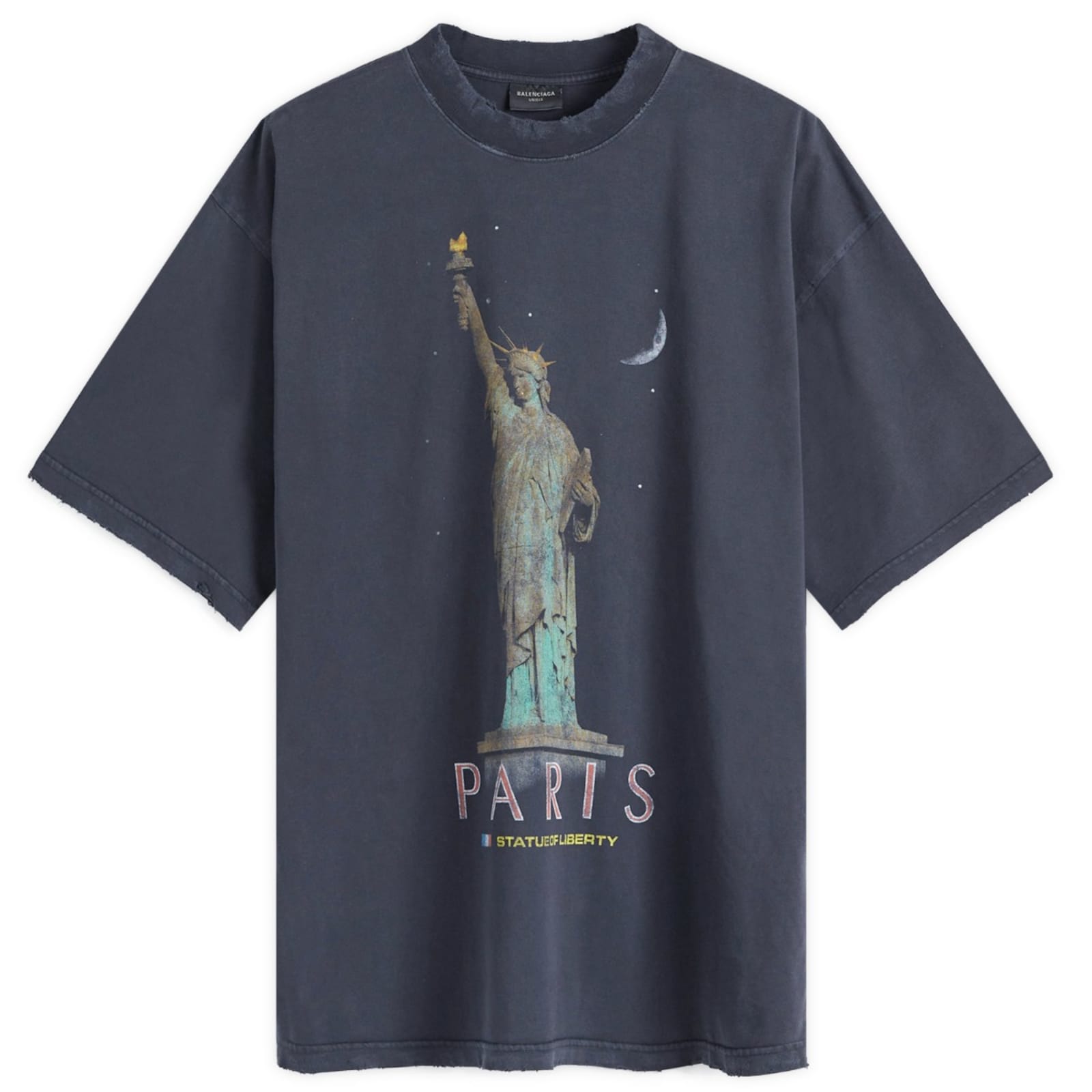 Balenciaga Paris T Shirt Faded Black | END. (HK)