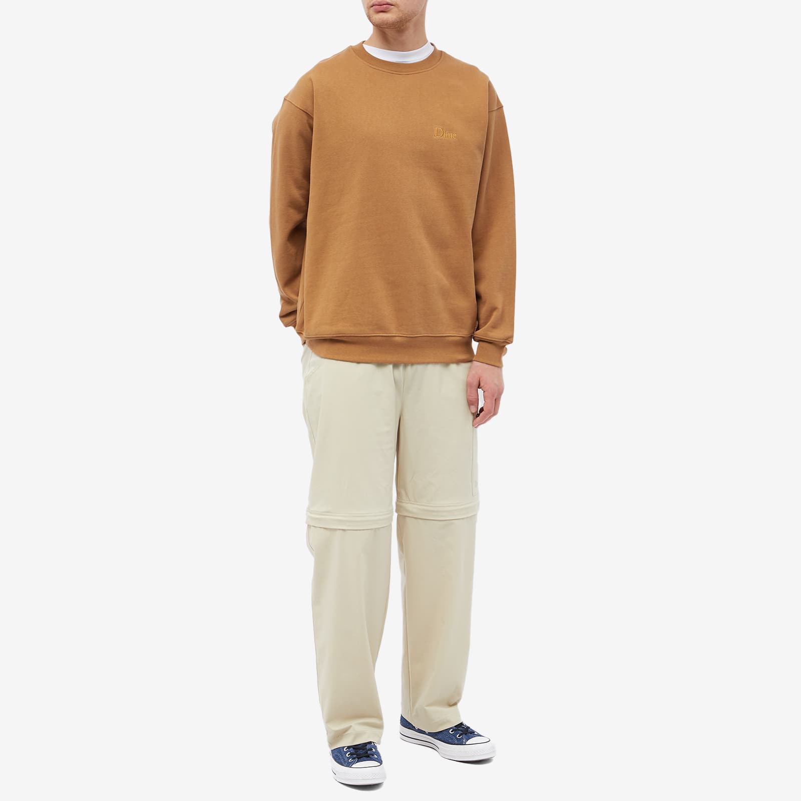 Dime Classic Small Logo Crew Sweat Cappuccino | END. (JP)