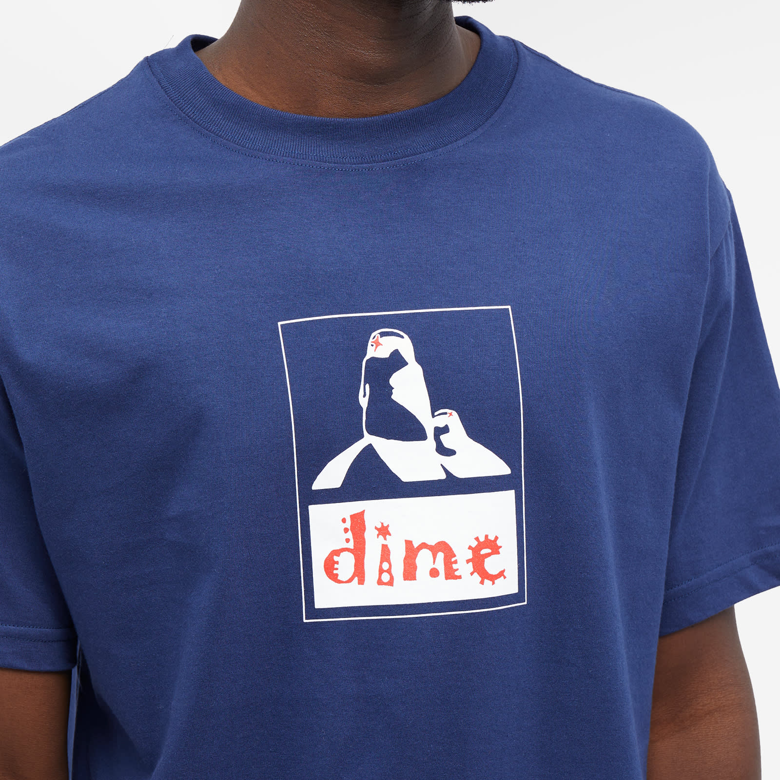 Dime Chad T-Shirt Navy | END.