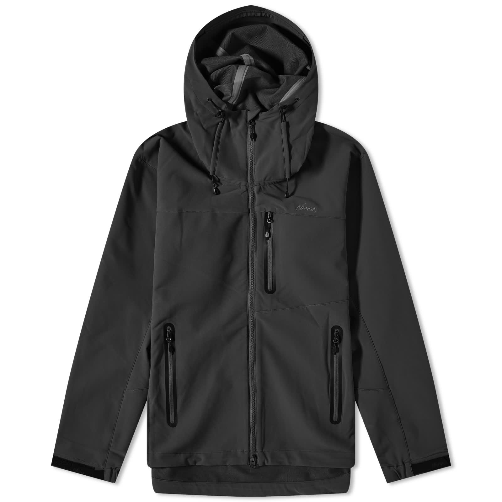 NANGA Soft Shell Stretch Jacket Black | END. (HK)