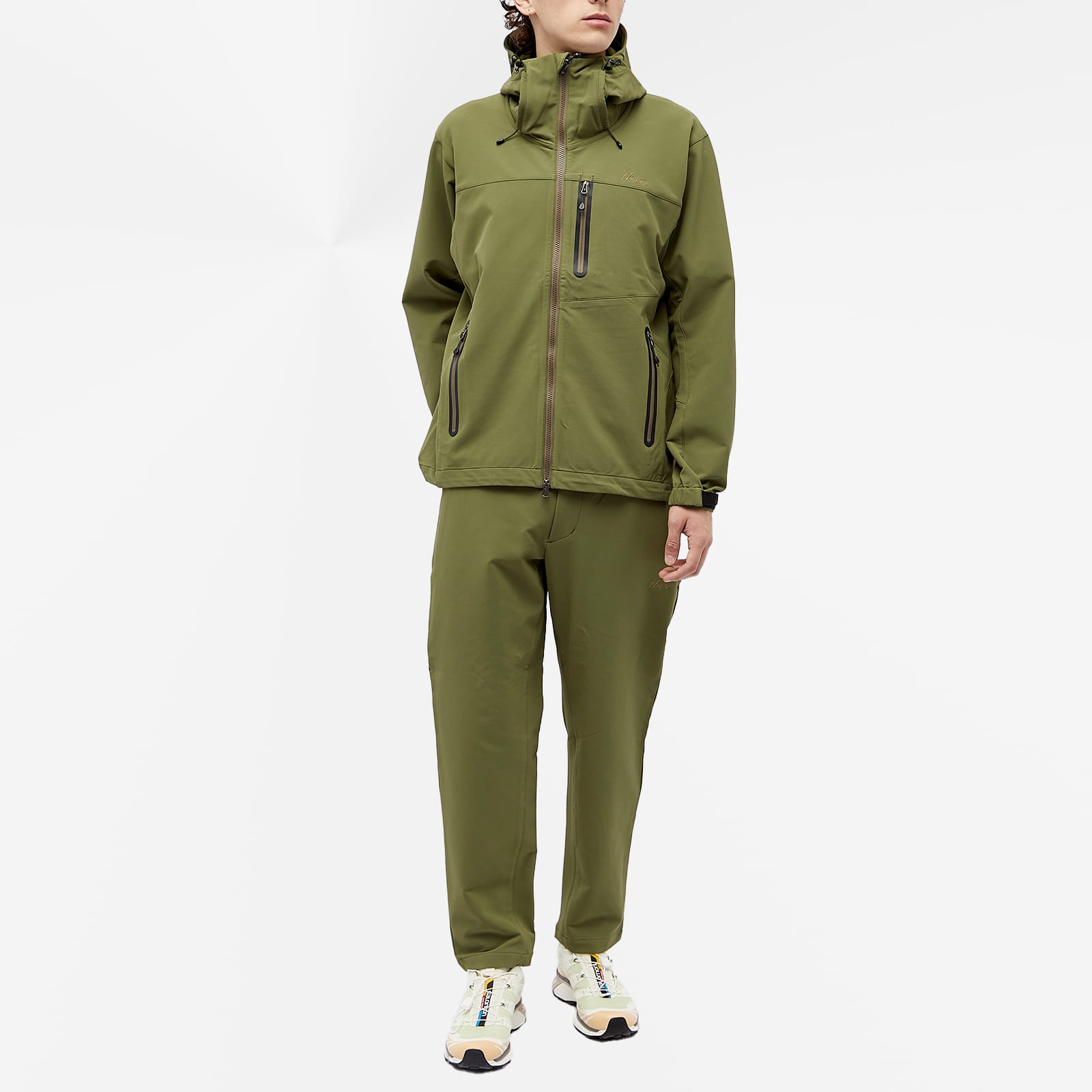 NANGA Soft Shell Stretch Jacket Khaki | END. (JP)