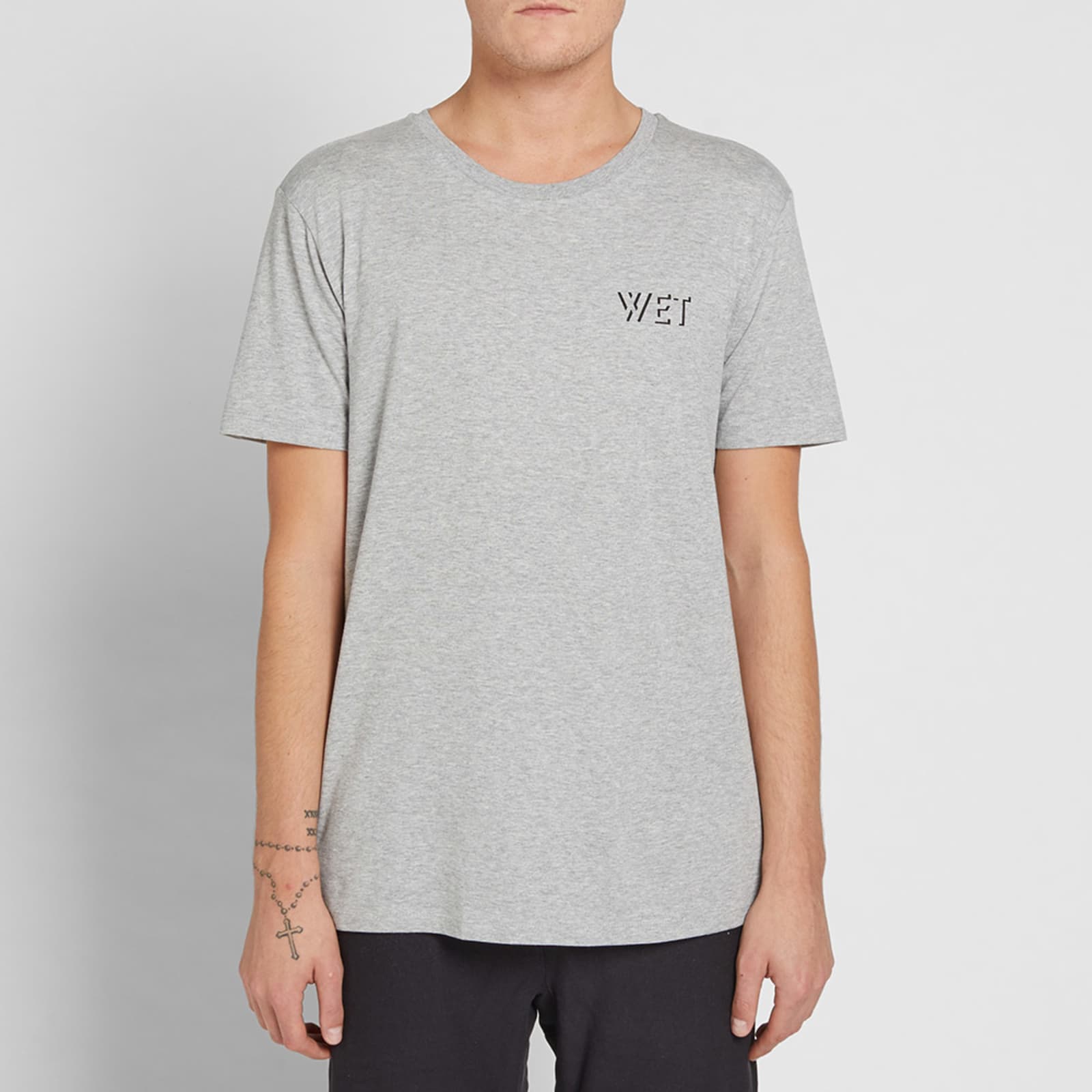 IDEA Wet Tee Grey & Black | END.