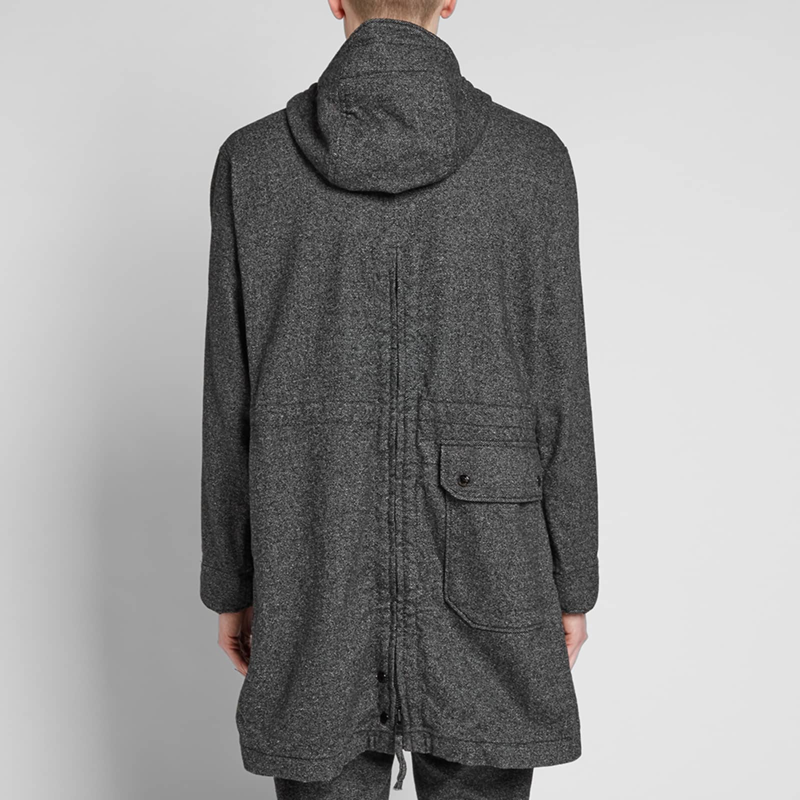 Engineered Garments Over Parka Grey Wool Homespun | END. (KR)