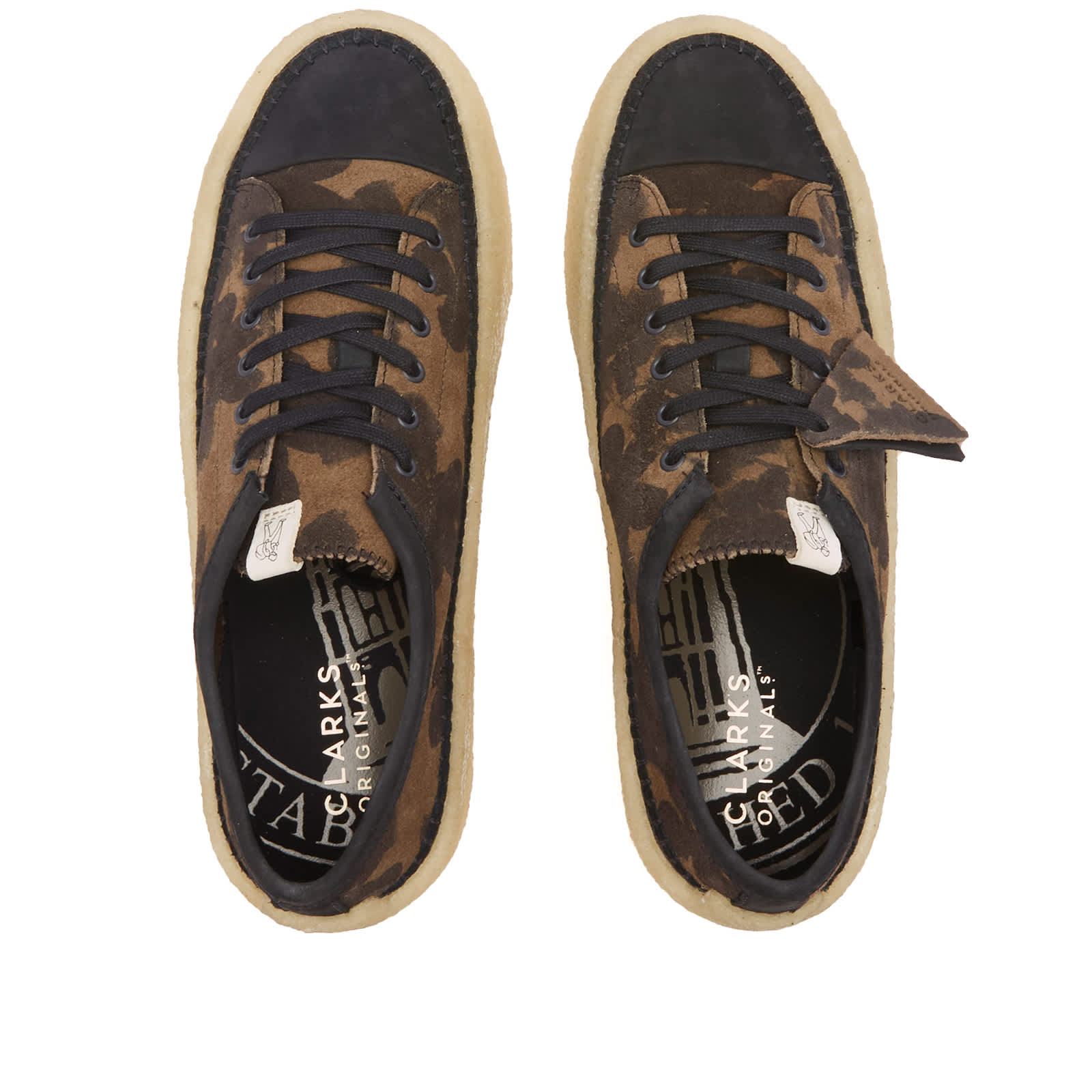 Clarks Originals Caravan Low Black & Khaki Floral | END. (US)