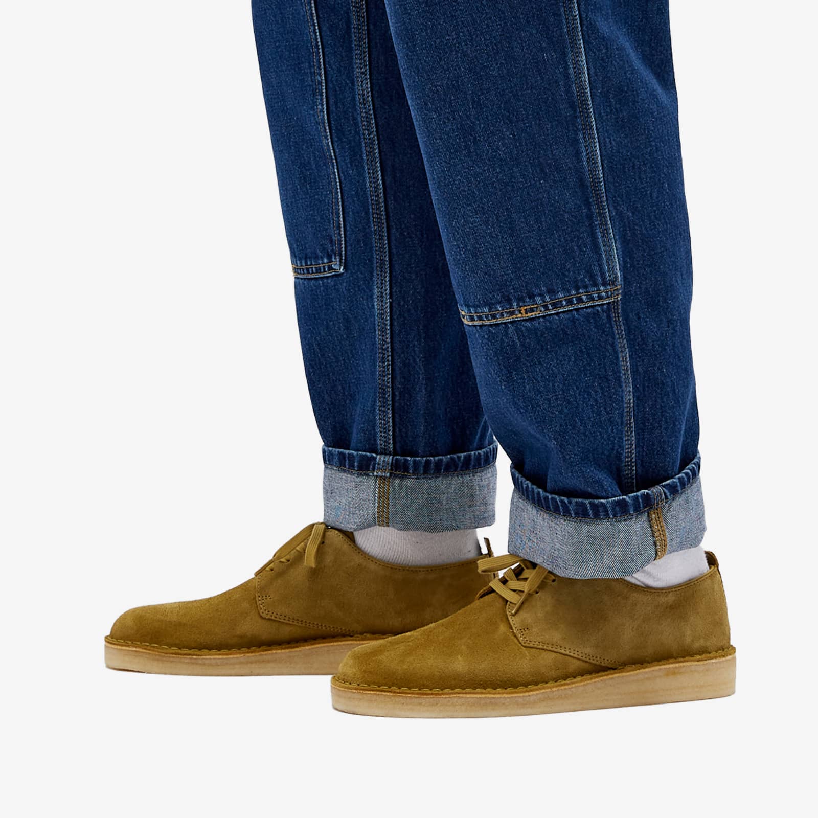 Clarks Originals Coal London Mid Green Suede | END. (US)