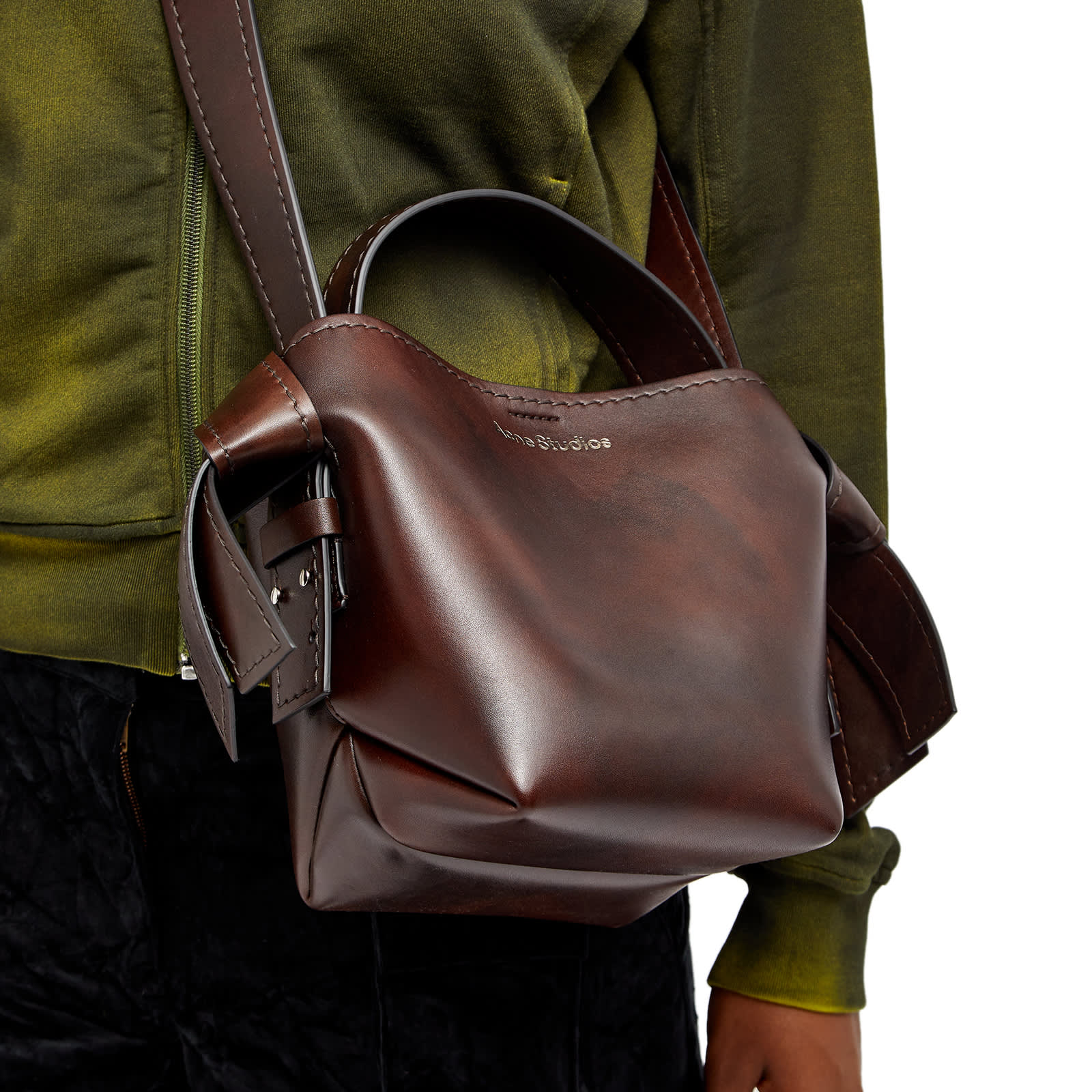 Acne Studios Musubi Mini Bag Dark Brown | END. (AR)