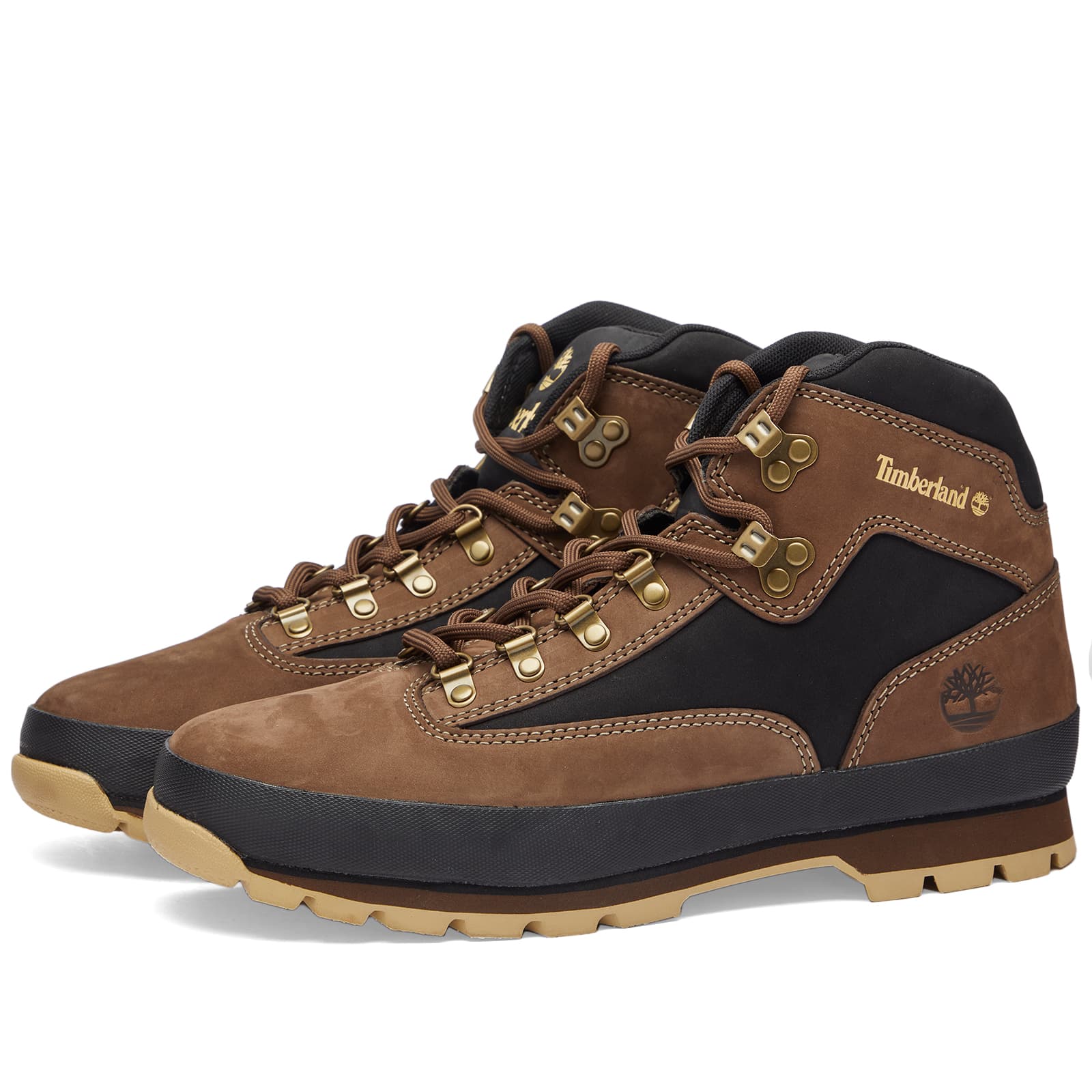 Timberland Euro Hiker Leather Dark Brown Nubuck | END. (US)