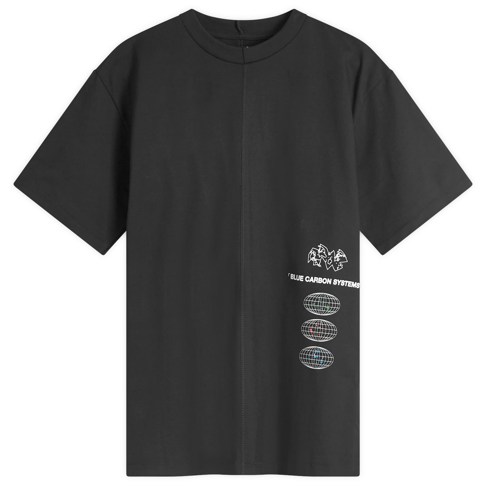 Space Available Blue Carbon Systems Infographic T-Shirt Black | END. (HK)