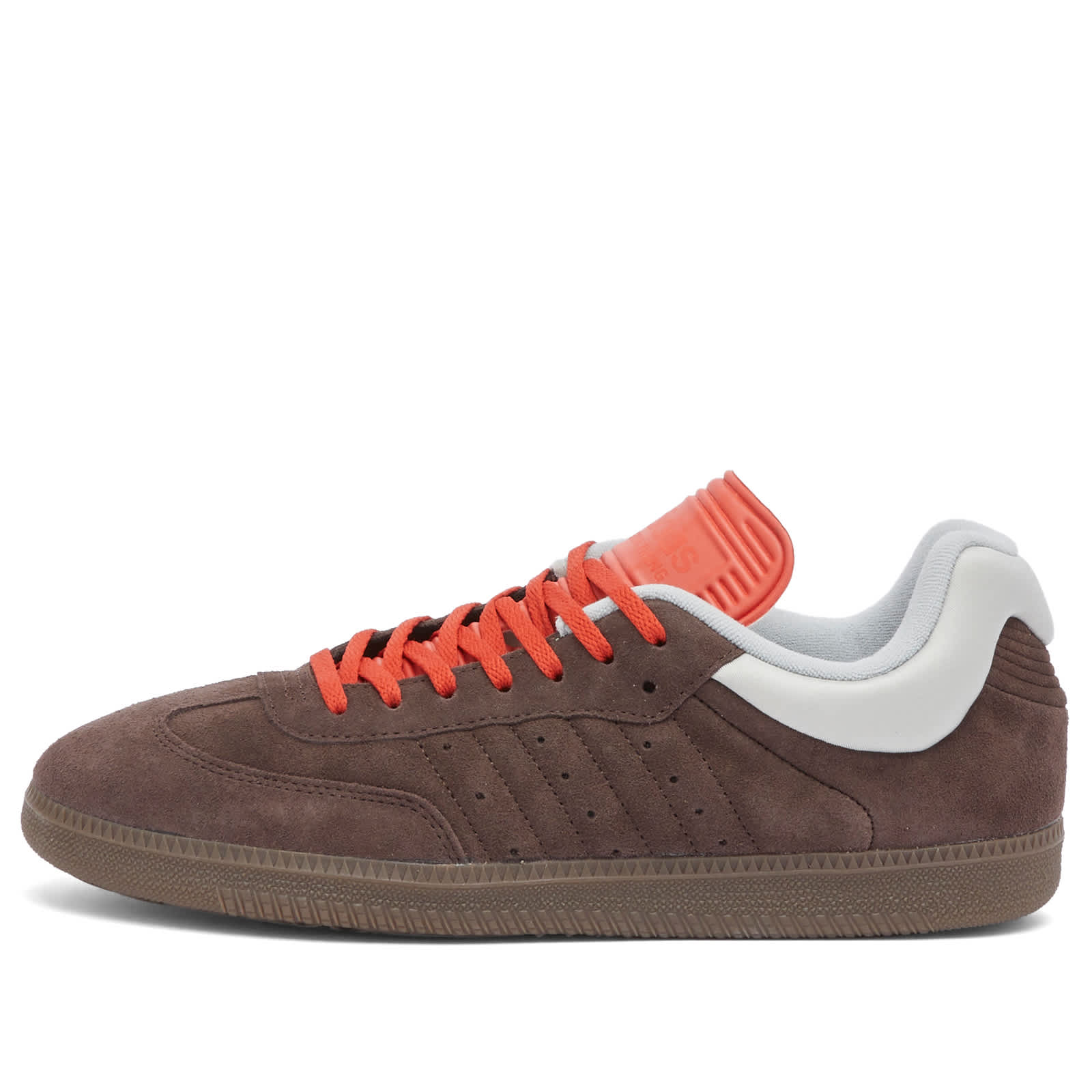 Adidas X Dingyun Zhang Samba Sneaker Brown Oxide & Surf Red S15 | END. (US)