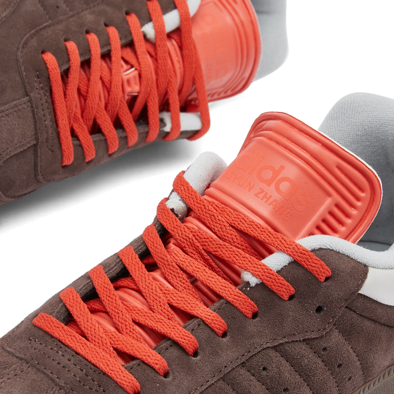 Adidas X Dingyun Zhang Samba Sneaker Brown Oxide & Surf Red S15 | END. (US)