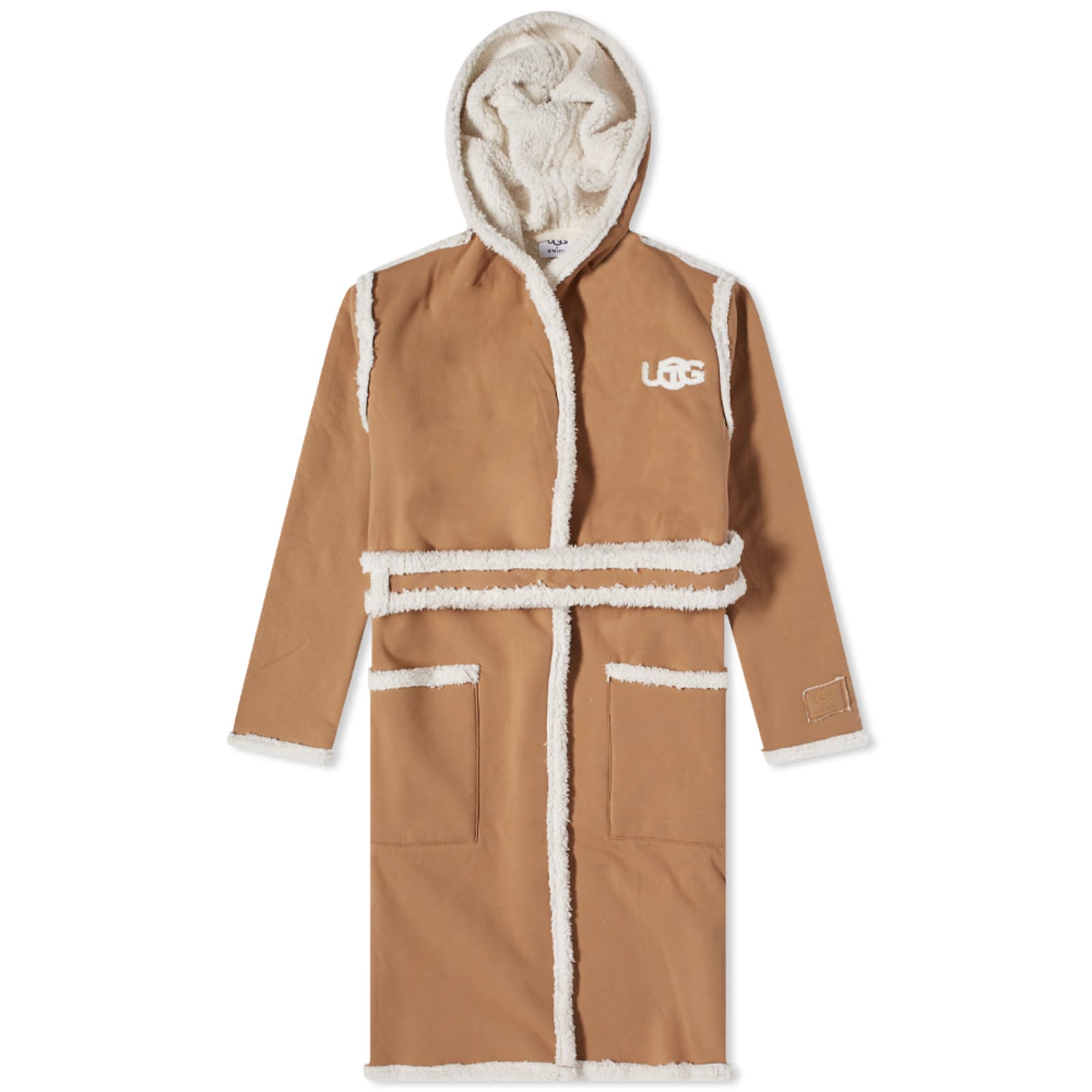 UGG x Telfar Shearling Sherpa Robe Chestnut | END.