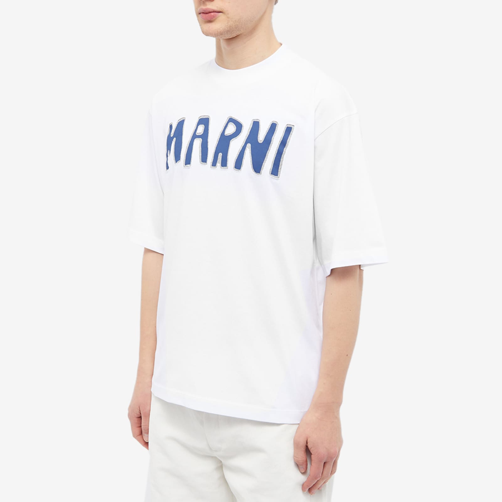 Marni Logo T-Shirt Lily White | END. (GB)