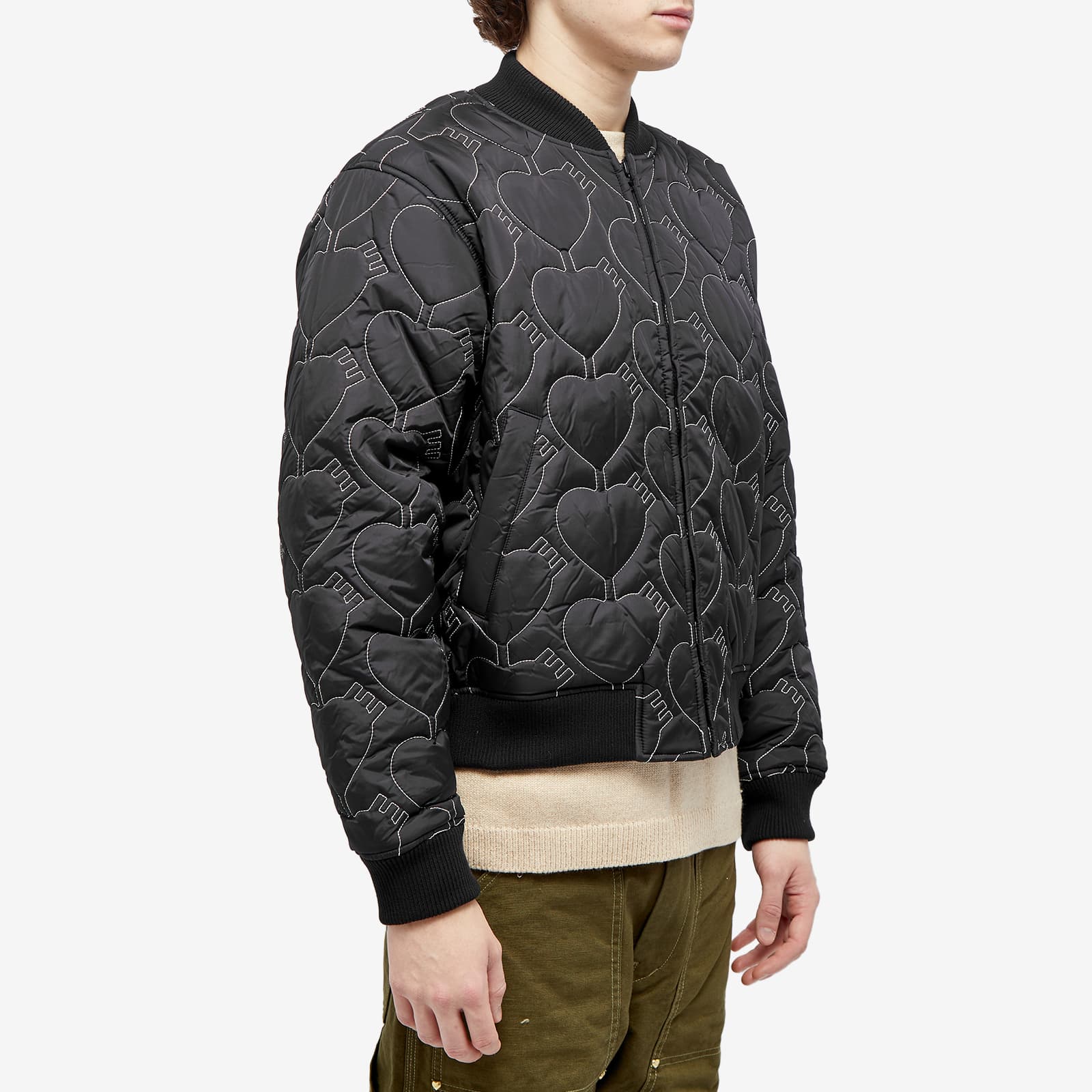 Human Made Heart Quilting Jacket Black | END. (US)