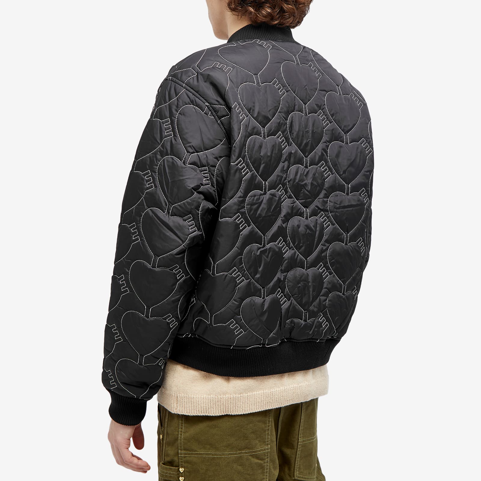 Human Made Heart Quilting Jacket Black | END. (US)