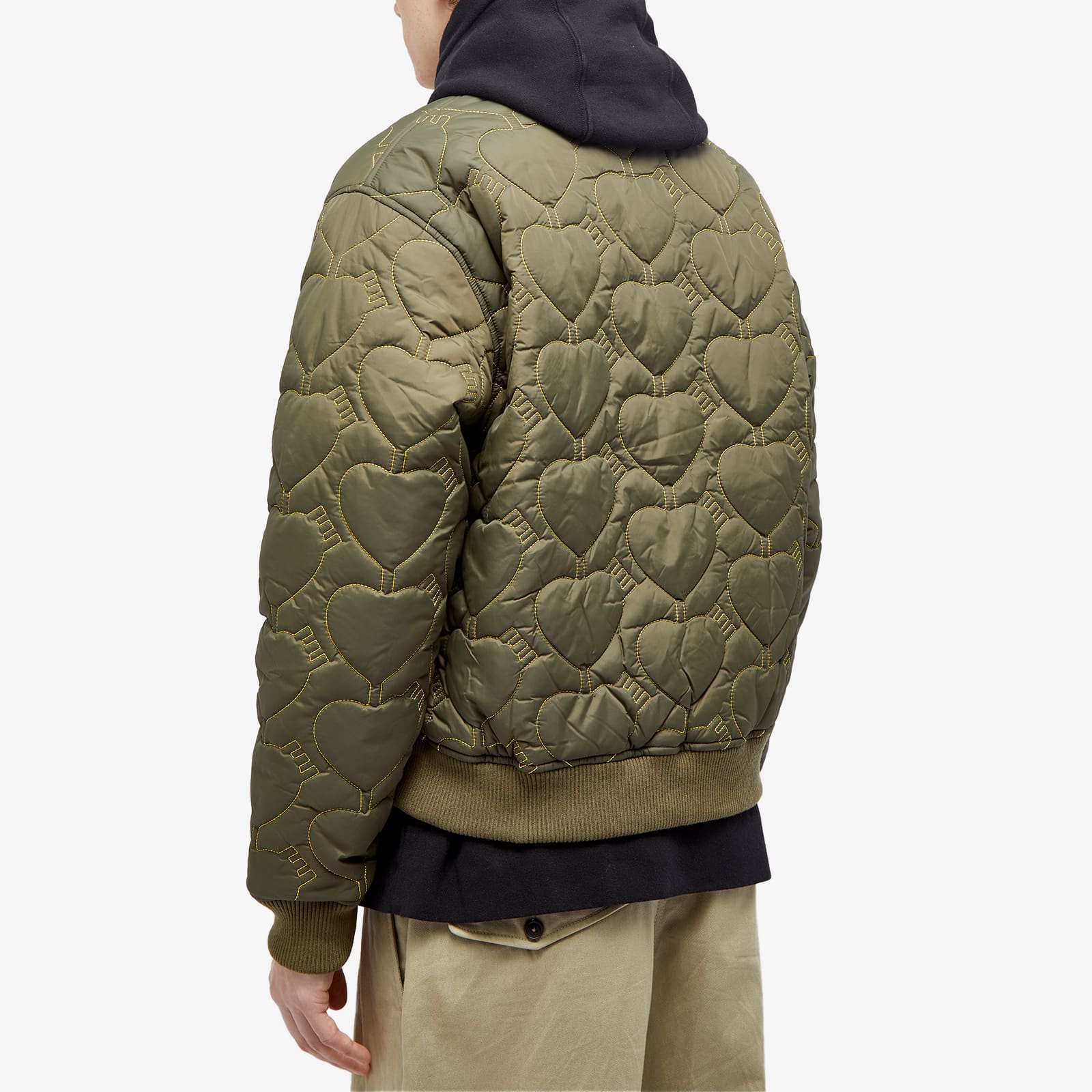 Human Made Heart Quilting Jacket Olive Drab | END. (KR)