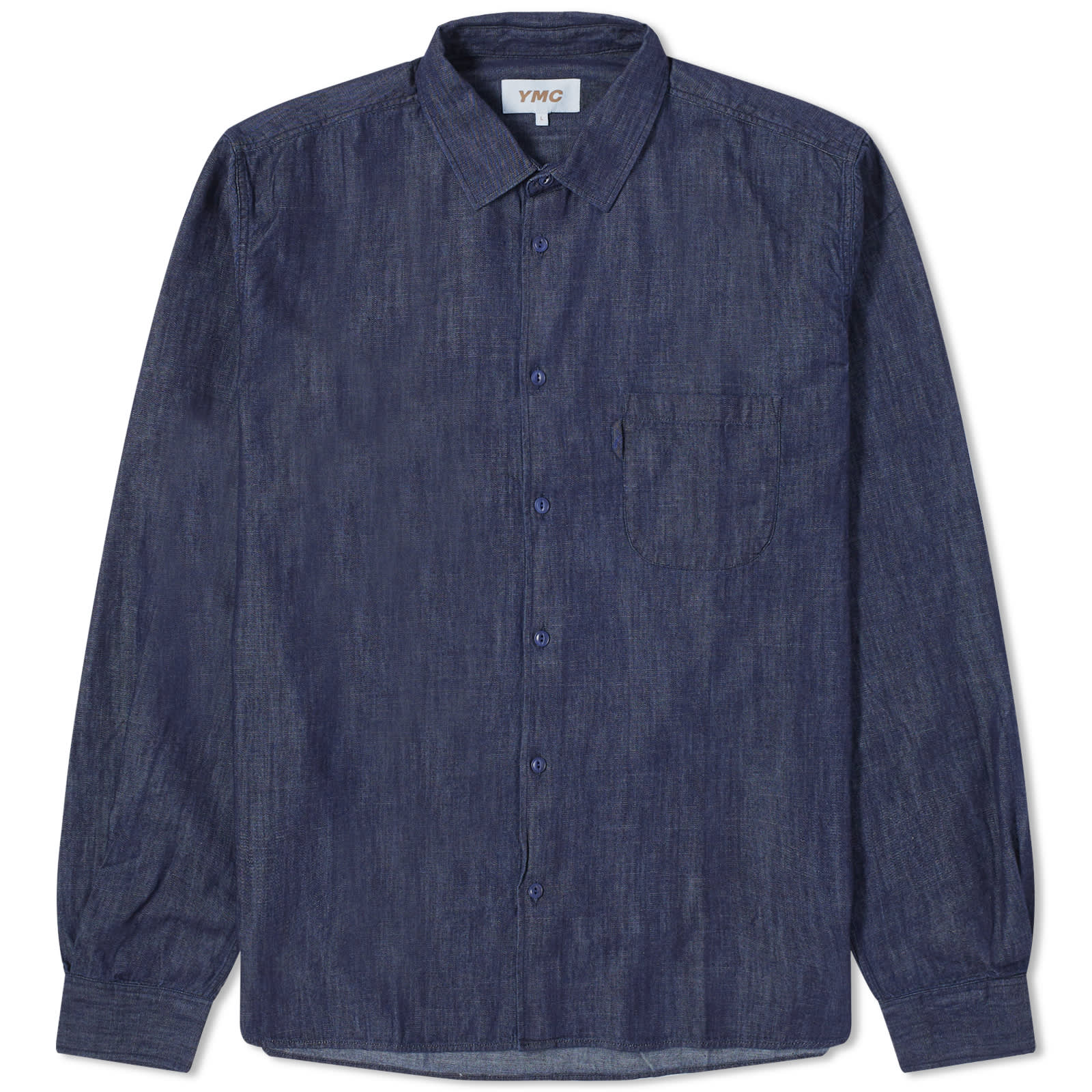 YMC Curtis Shirt Dark Indigo | END. (US)
