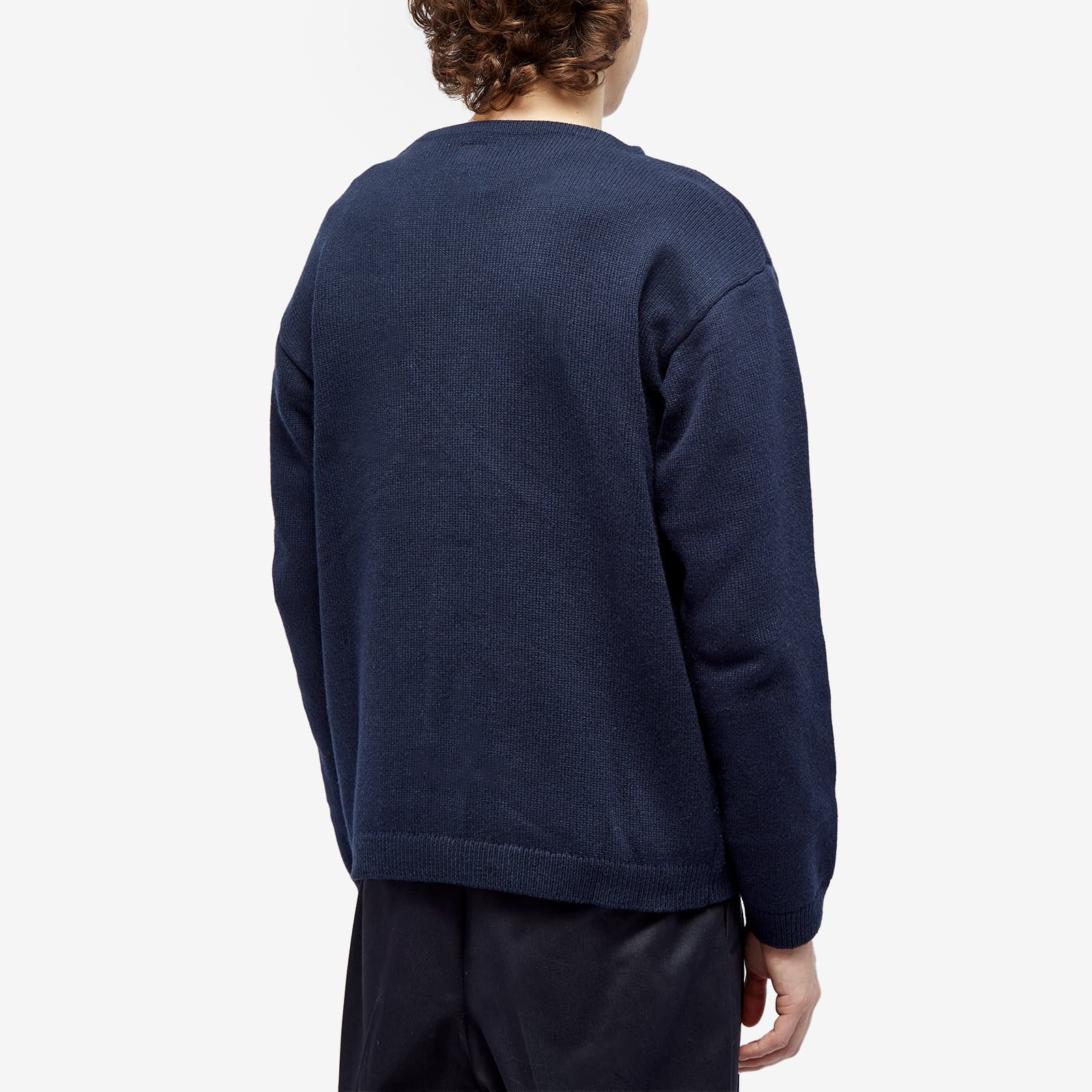 Human Made Heart Knit Sweater Navy | END. (US)