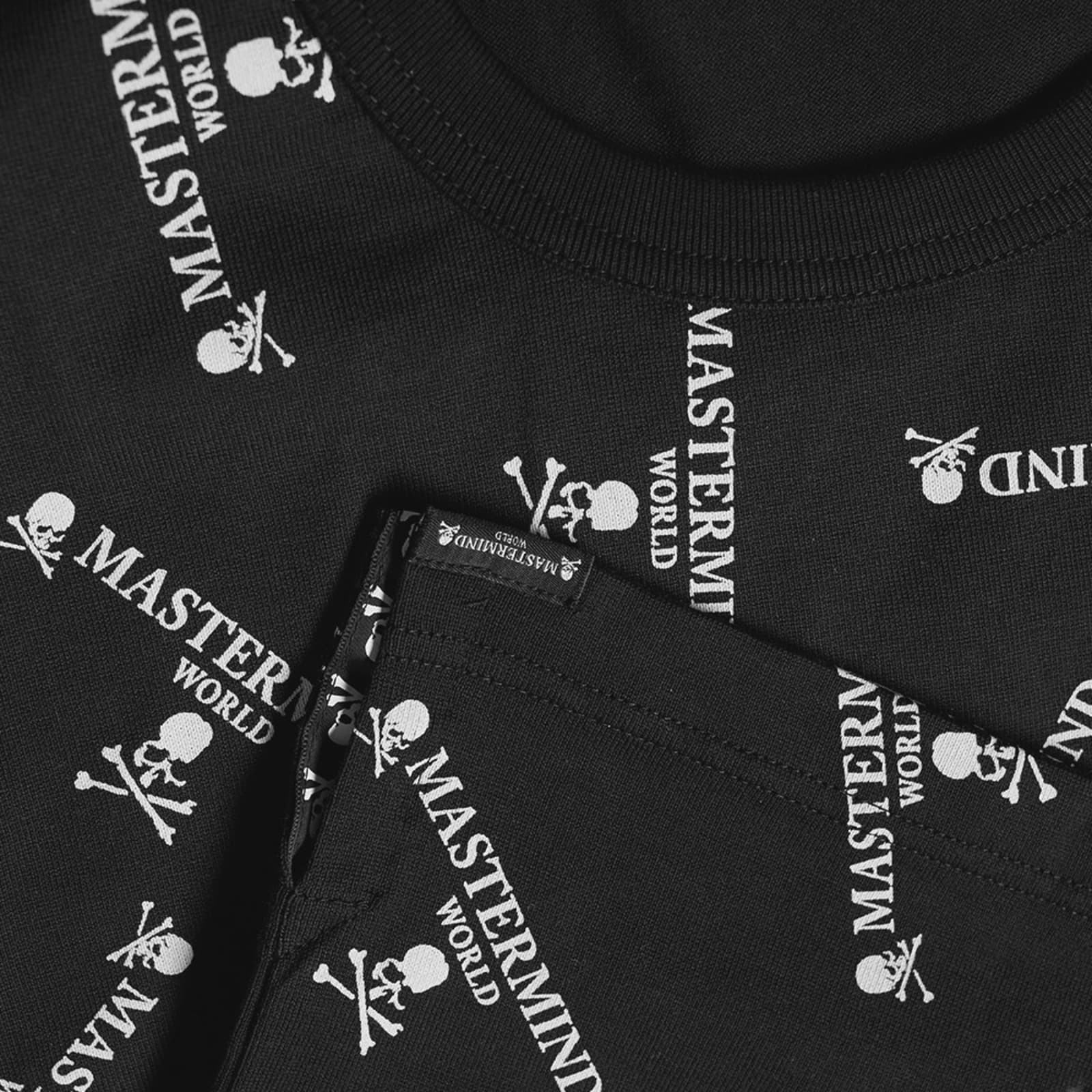 MASTERMIND WORLD All Over Print Tee Black | END. (US)