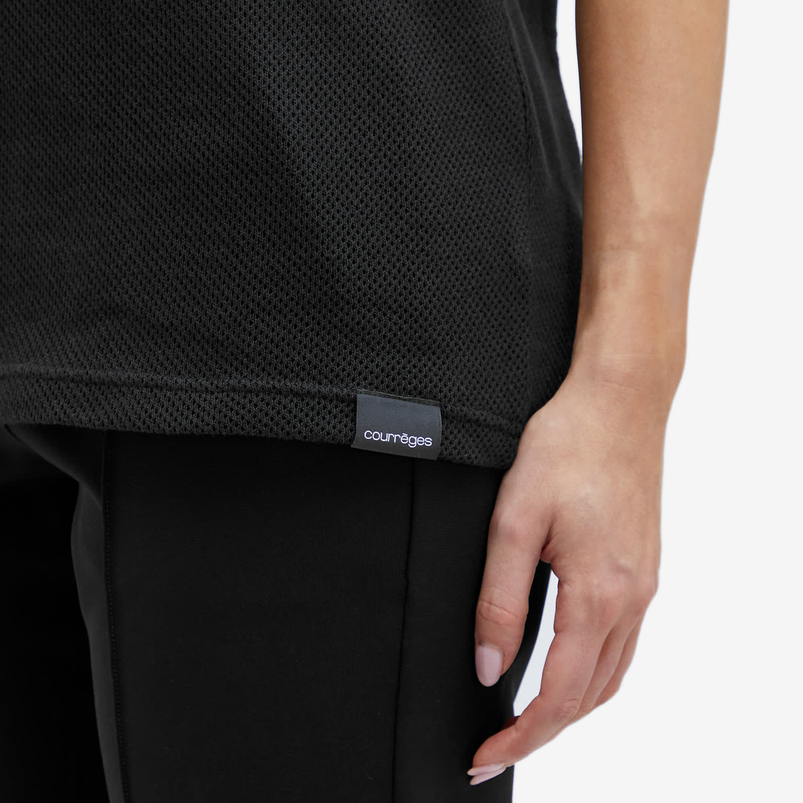 Courrèges Sports Mesh Tank Top Black | END. (GB)