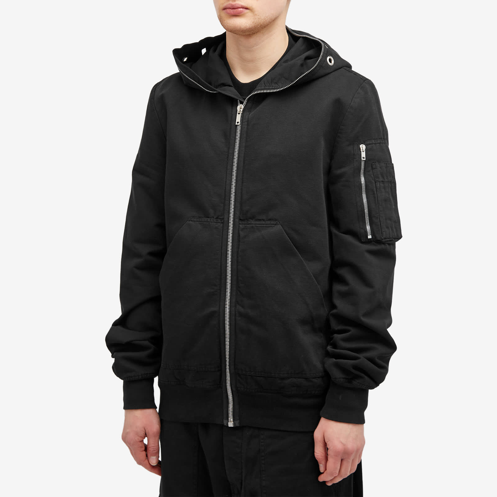 Rick Owens DRKSHDW Gimp Flight Bomber Jacket Black | END. (GB)