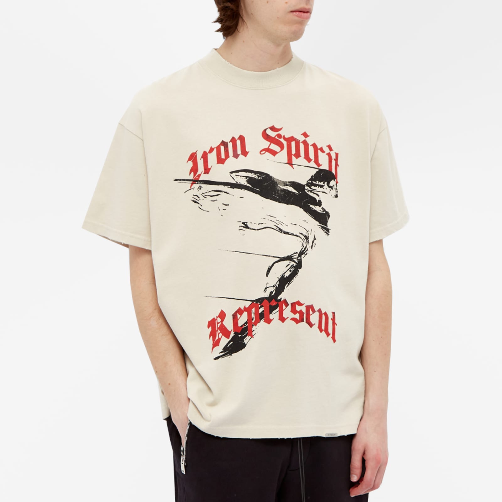 Represent Iron Spirit T-Shirt Vintage White | END. (GB)