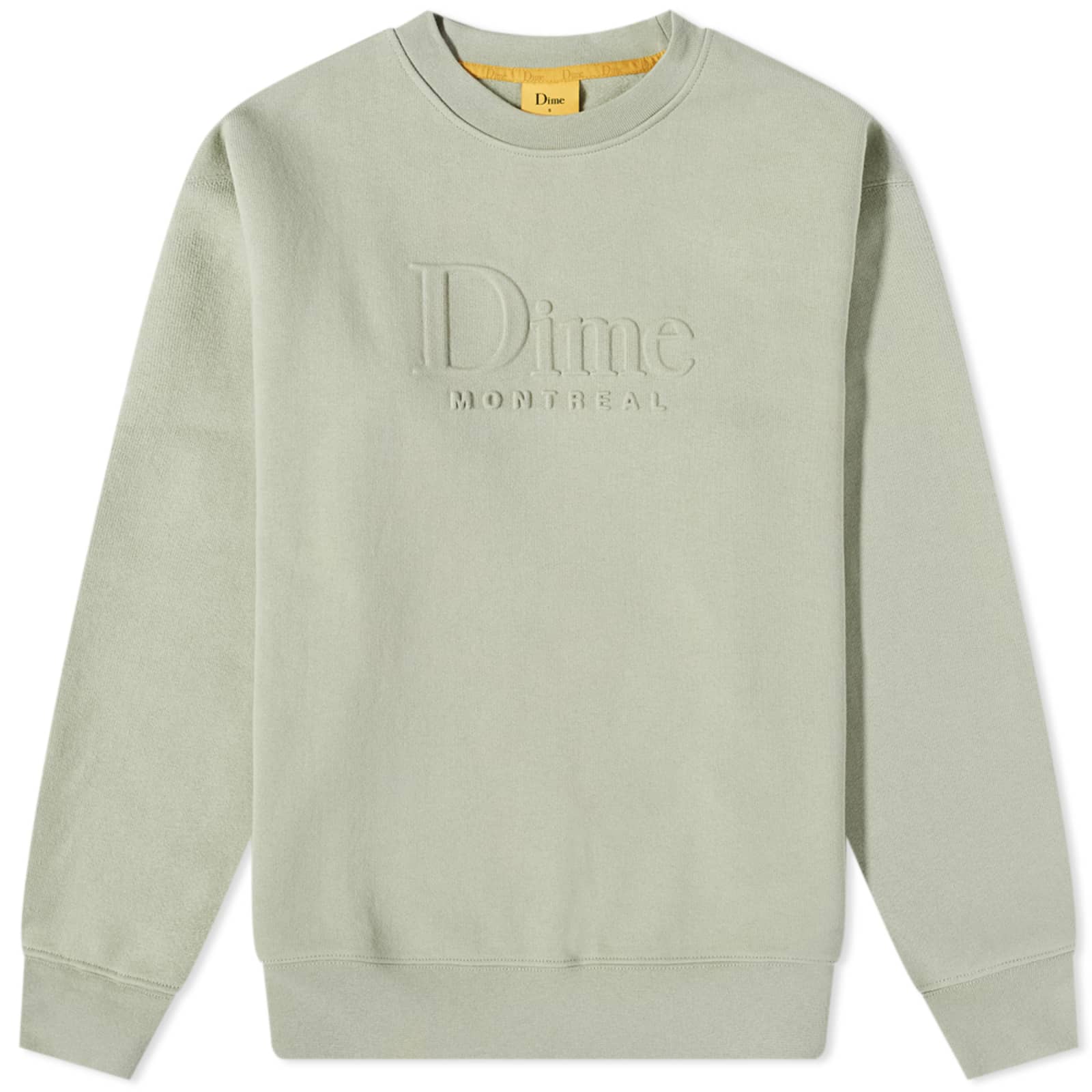 Dime Classic Embossed Crew Sweat Dark Mint | END. (GB)