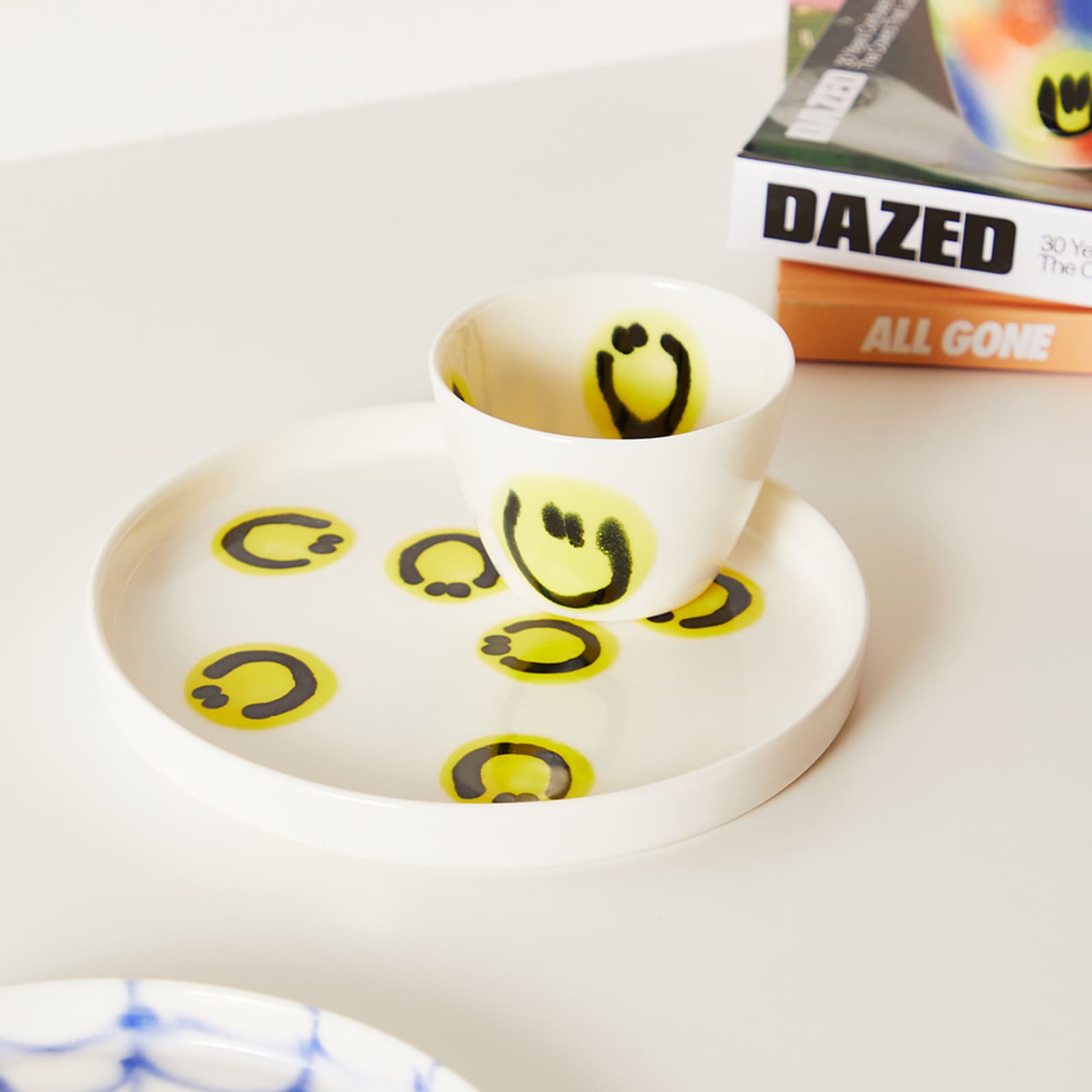 Frizbee Ceramics Baby Plate Yellow Smile | END. (NL)