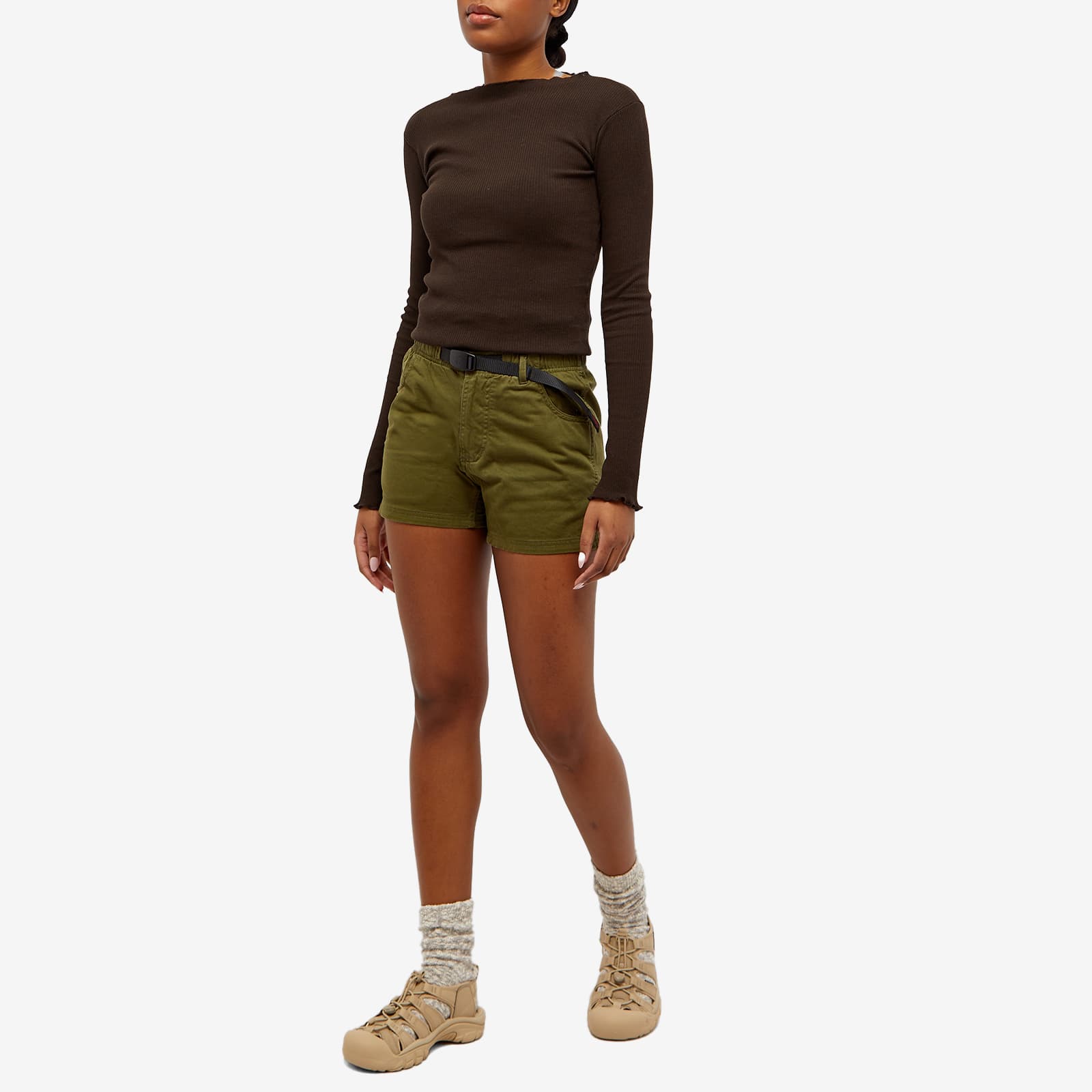 Gramicci Very Shorts Shorts Olive | END. (GB)