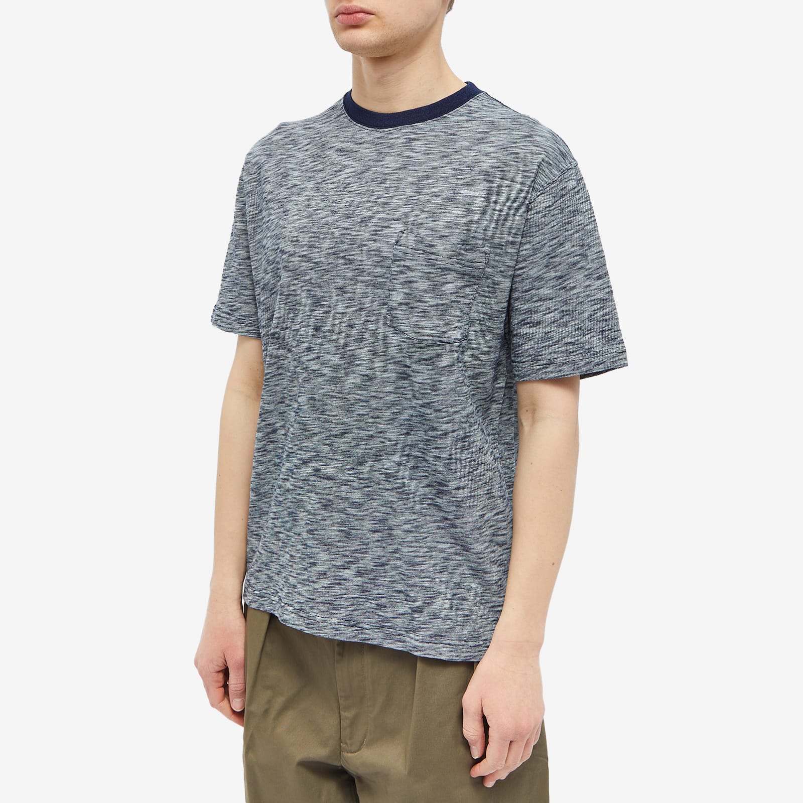 Beams Plus Indigo Pocket T-Shirt Light | END. (HK)