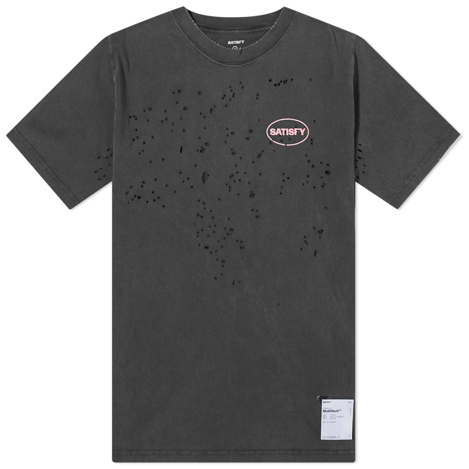Satisfy MothTech™ T-Shirt Aged Black | END. (GB)