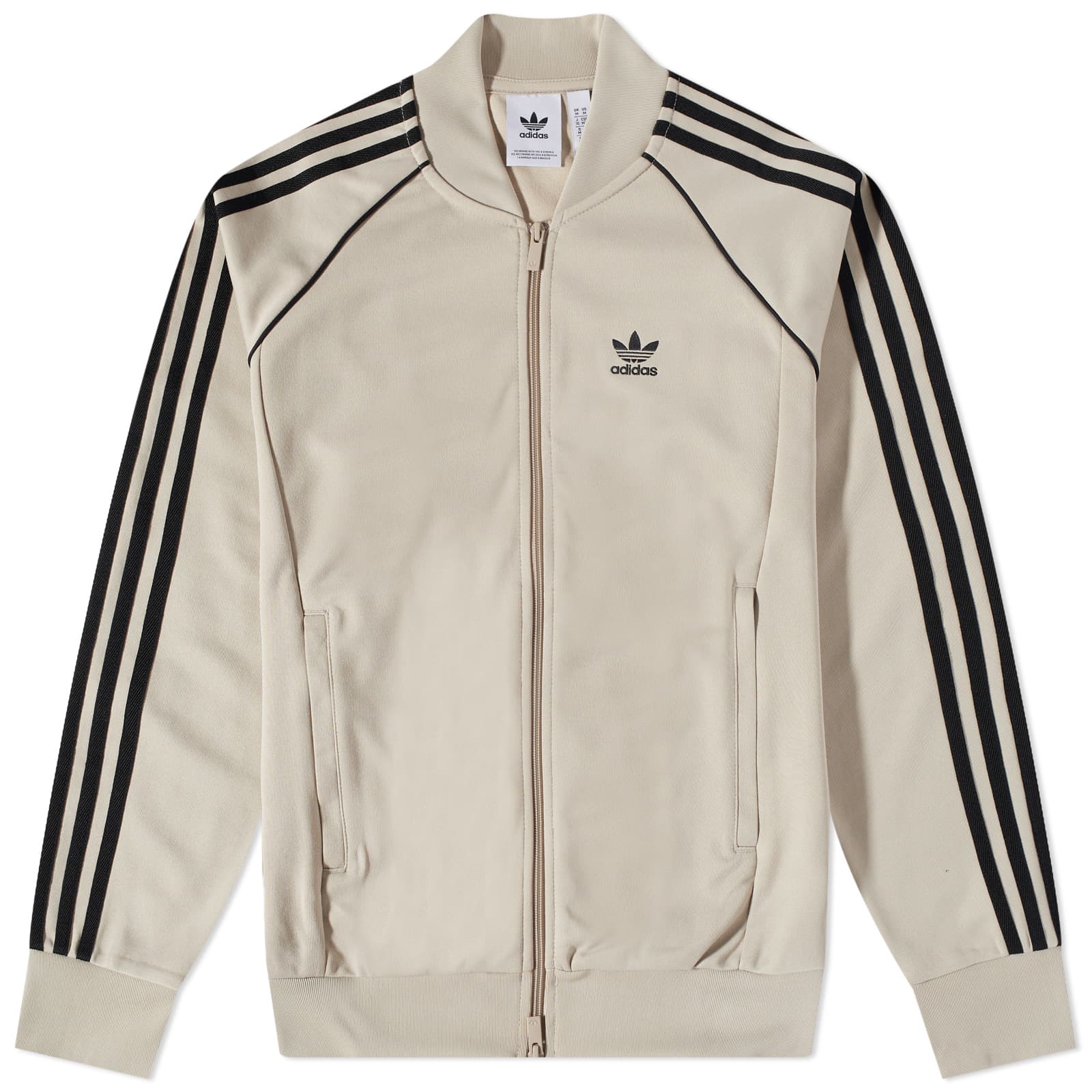 Adidas Superstar Track Top Wonder Beige & Black | END. (GB)