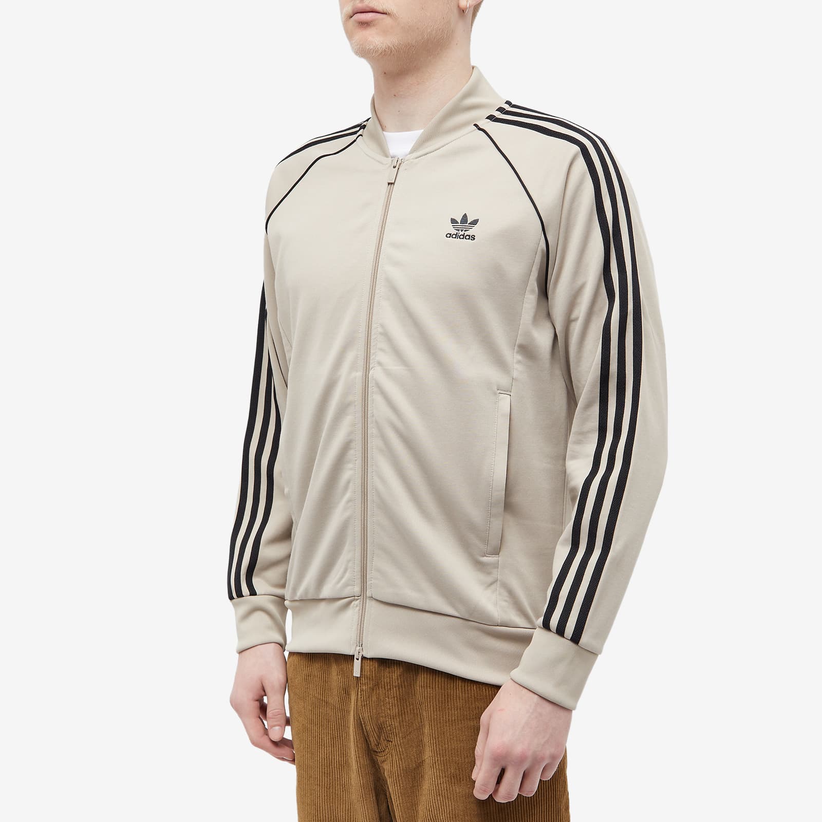 Adidas Superstar Track Top Wonder Beige & Black | END. (GB)