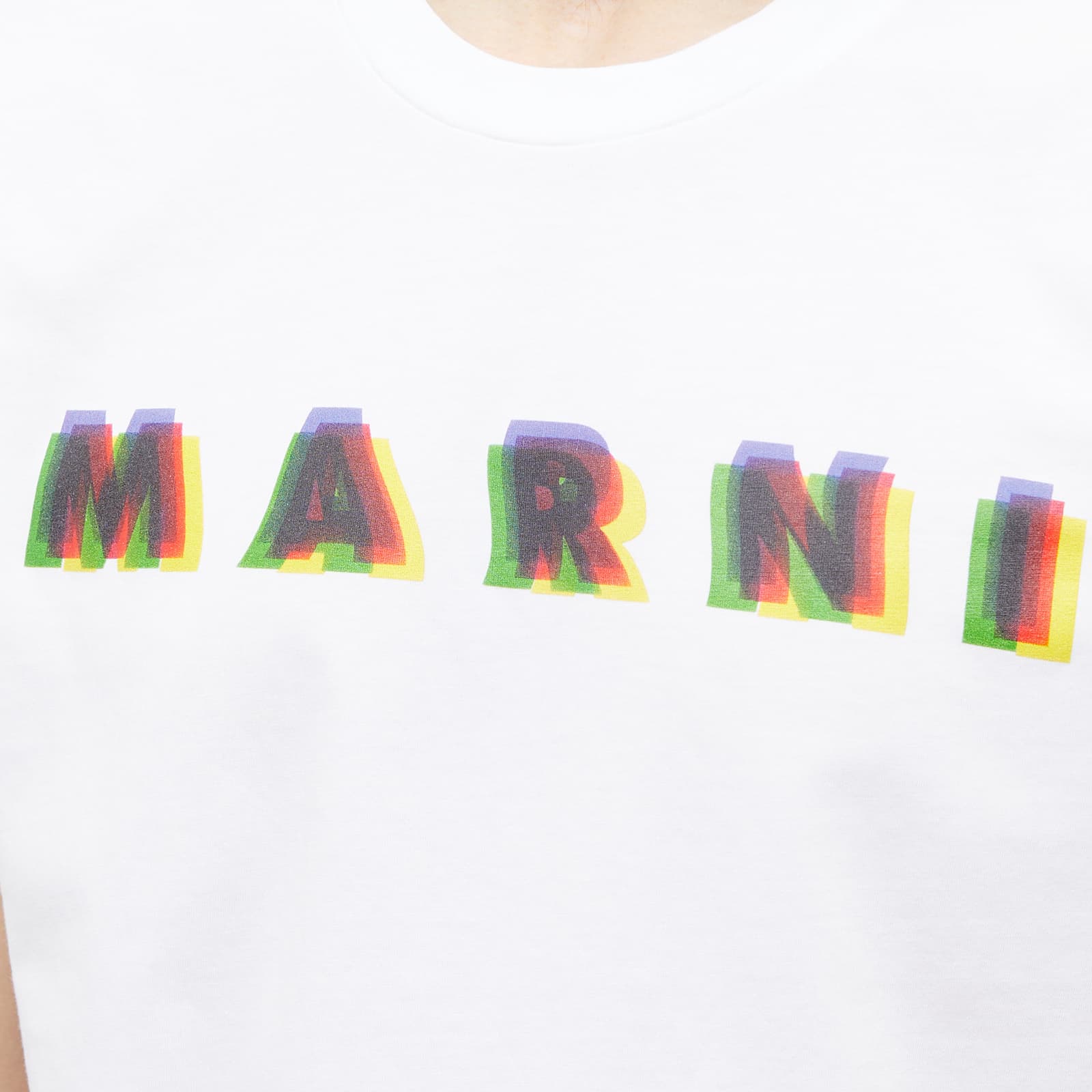 Marni Logo T-Shirt Lily White | END. (KR)