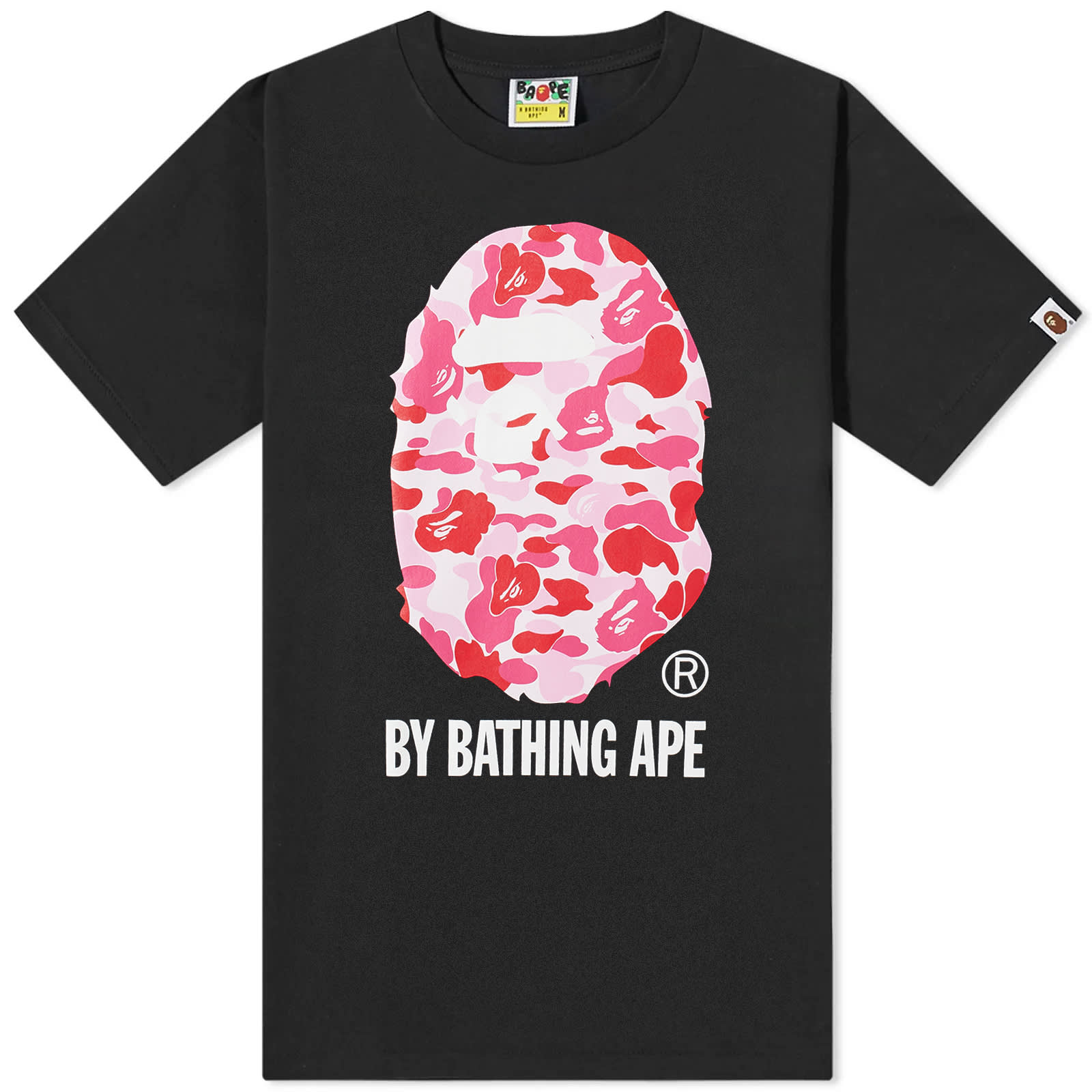 A Bathing Ape ABC Camo By Bathing Ape T-Shirt Black & Pink | END. (GB)