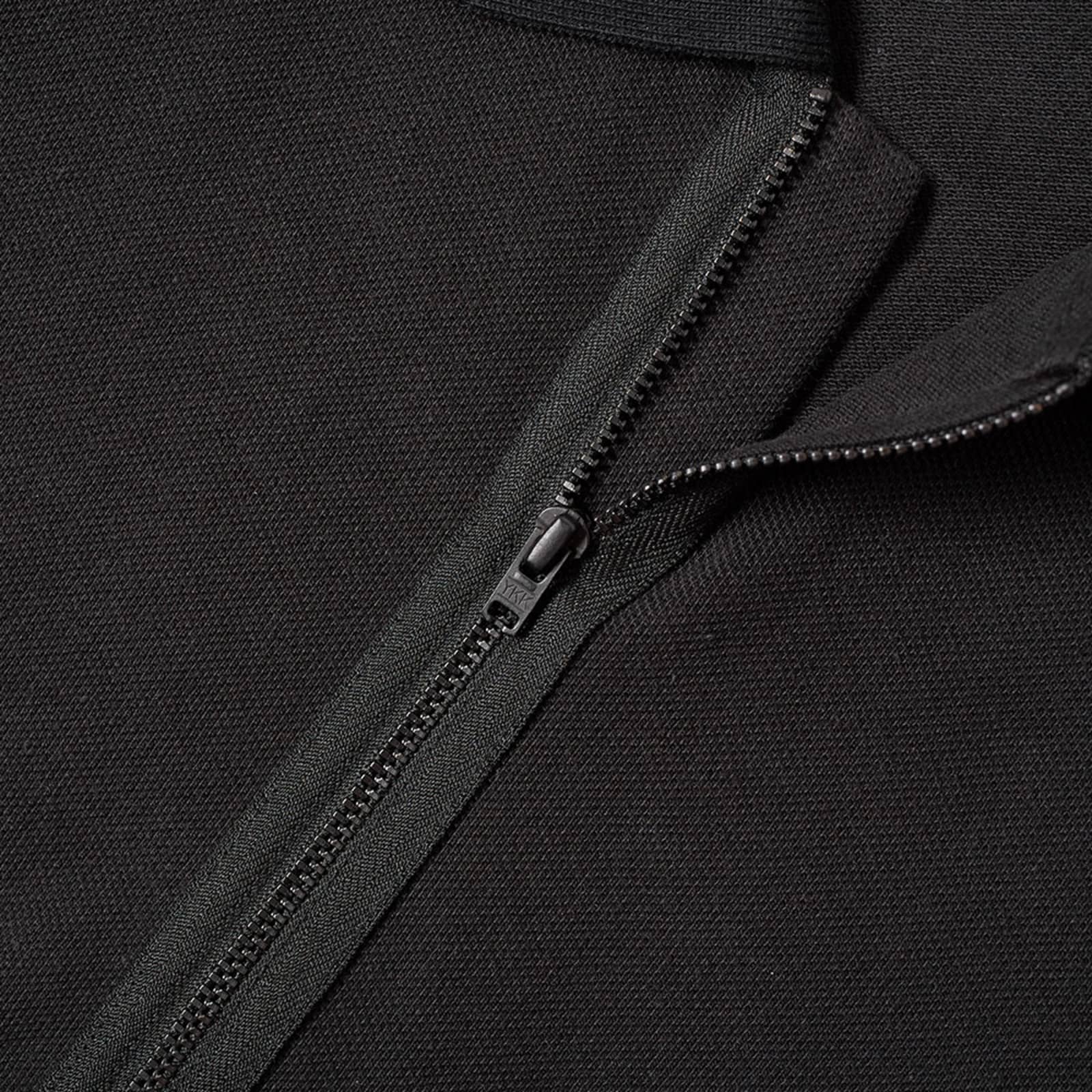 Fred Perry Laurel Half Zip Pique Polo Black | END. (US)