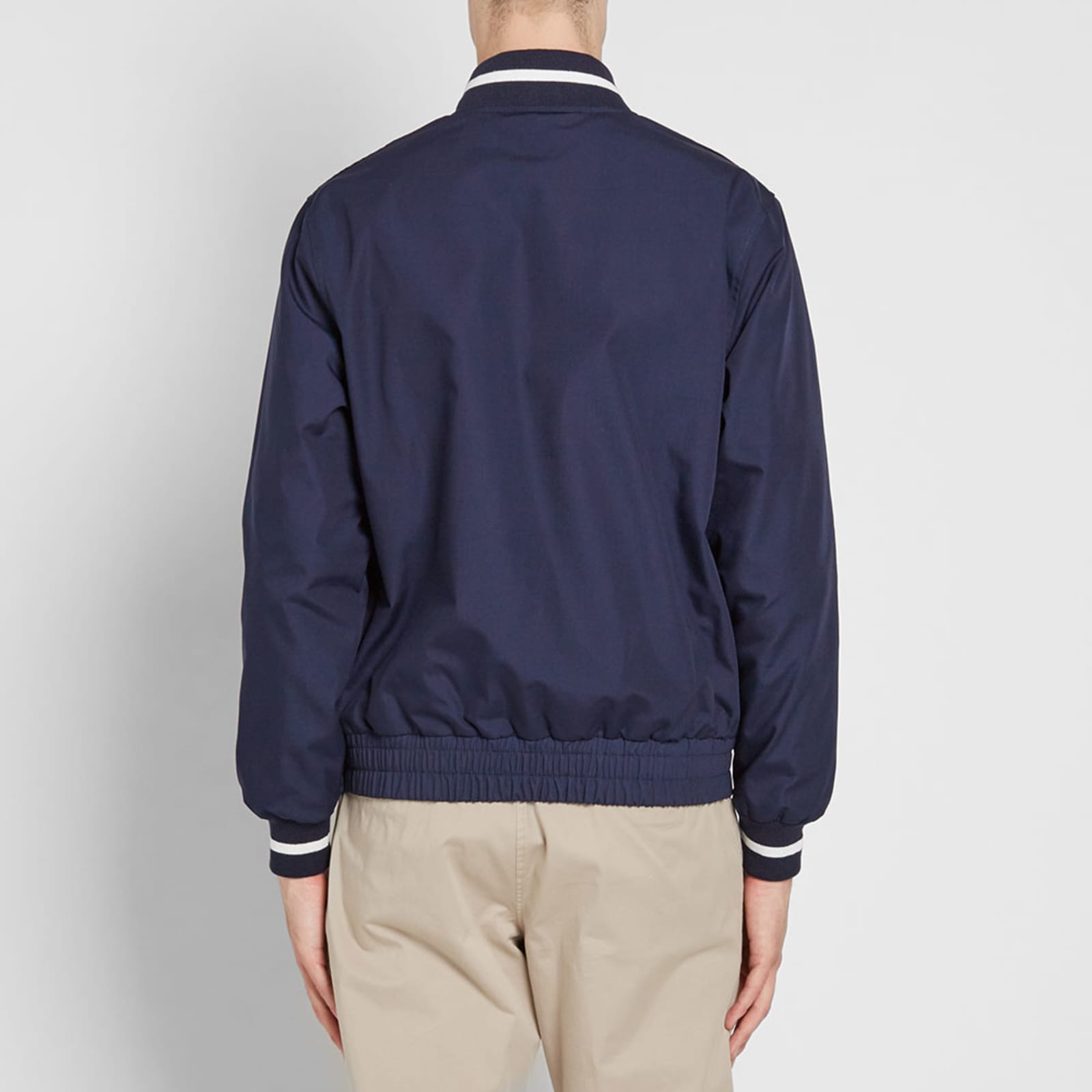 Fred Perry Reissues Made in England Bomber Jacket Navy & Ecru | END. (US)