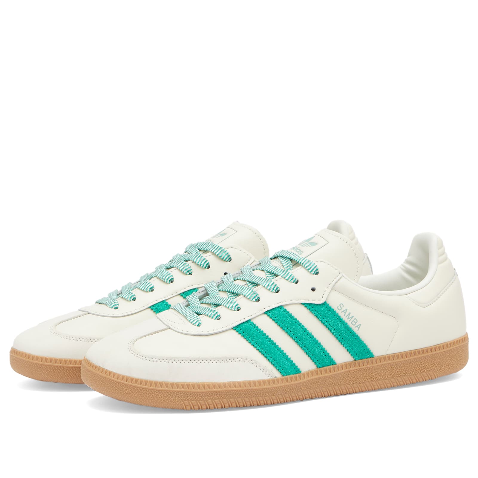 Adidas Samba OG W Sneaker Off White & Court Green | END. (US)