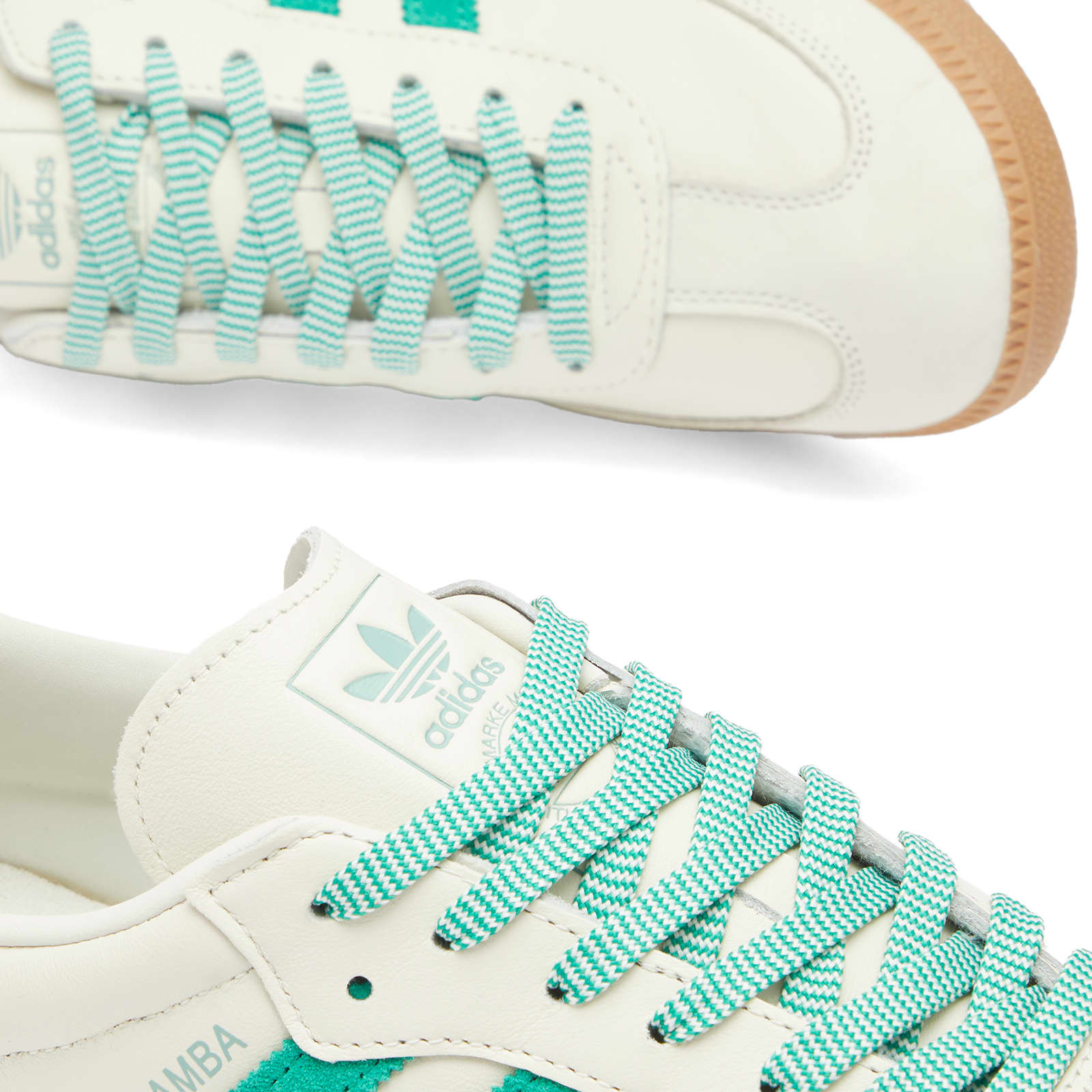 Adidas Samba OG W Sneaker Off White & Court Green | END. (US)