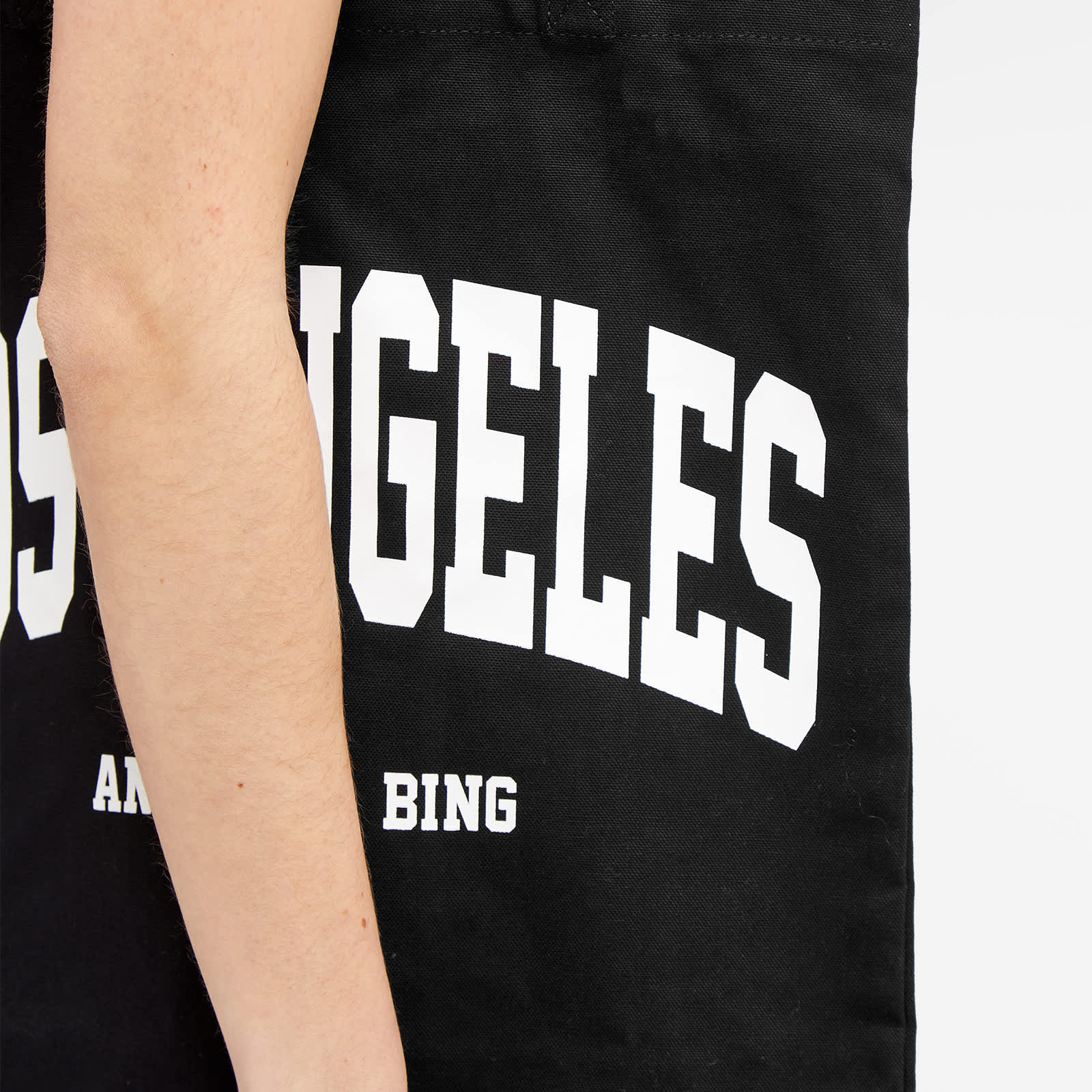 Anine Bing Remy Canvas Tote Bag Black | END. (CN)