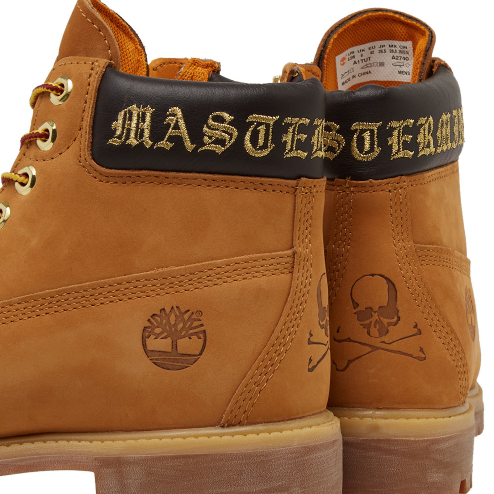 Timberland x MASTERMIND WORLD Premium 5 Inch Zip Boot Wheat | END. (AU)