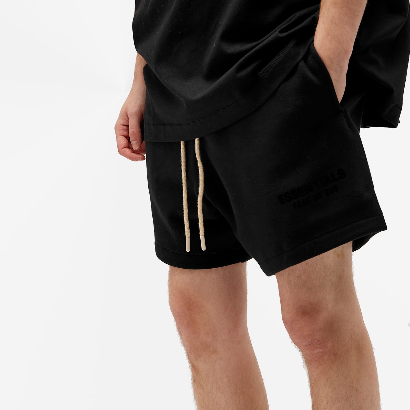 Fear of God Essentials Essentials Sweatshort Jet Black | END. (HK)