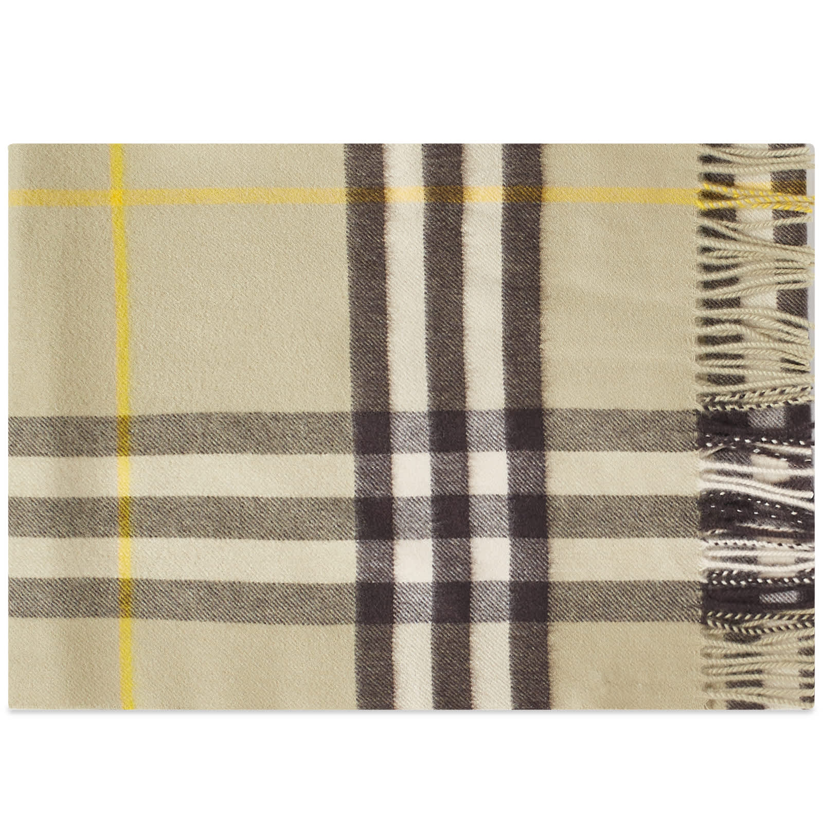 Burberry Giant Check Cashmere Scarf Hunter | END. (GB)