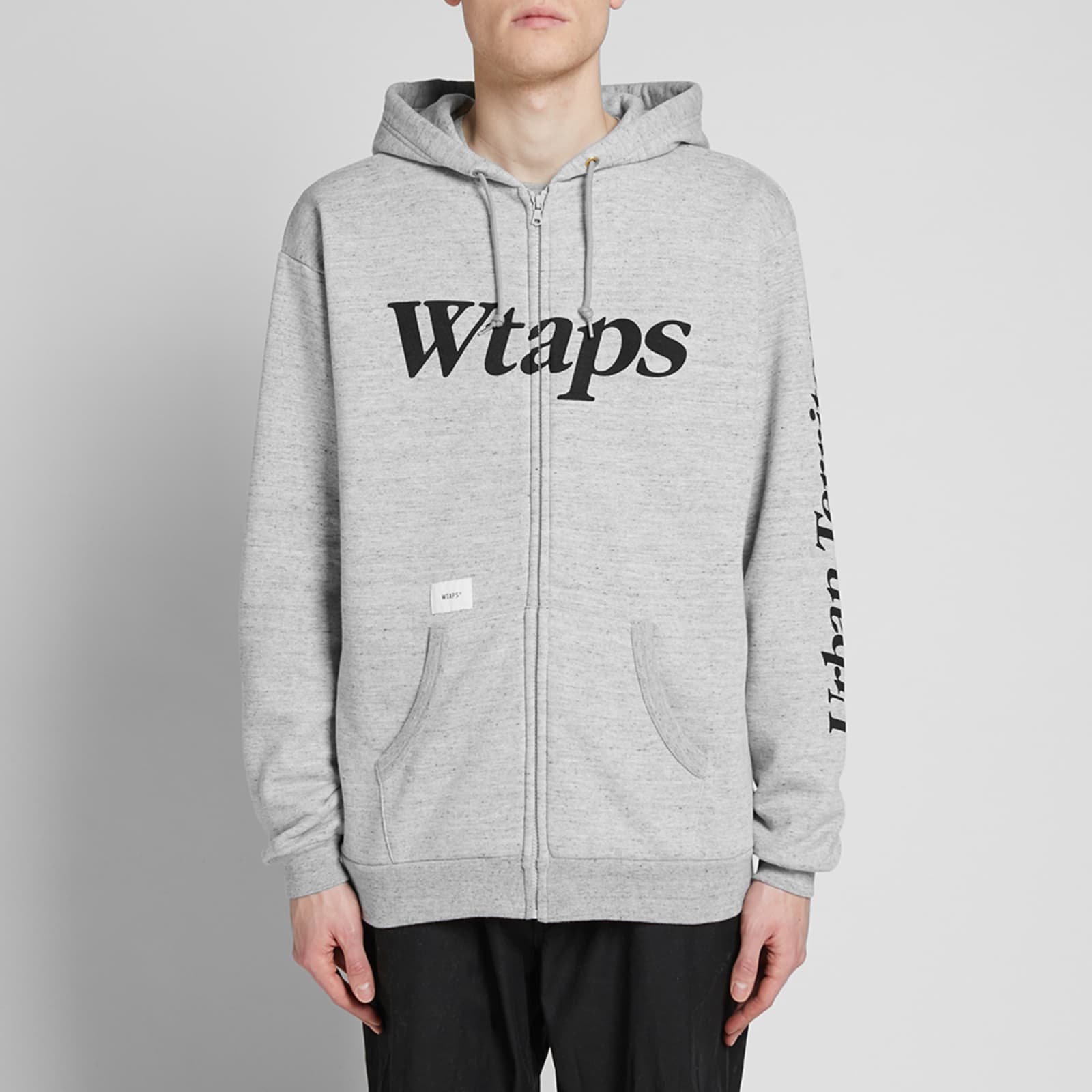 WTAPS Academy Zip Up Hoody Grey | END. (CN)