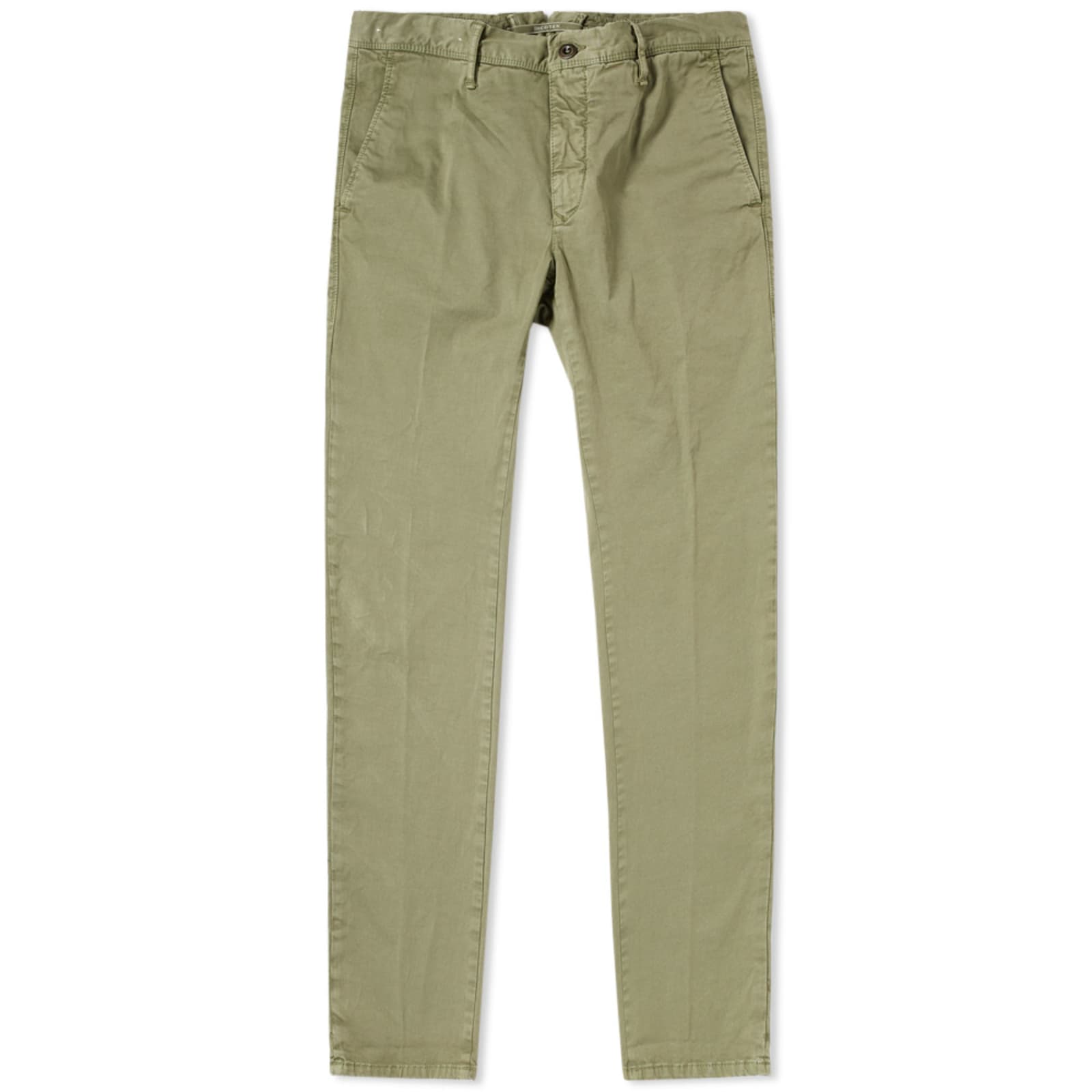 Incotex Slim Fit Stretch Chino Olive | END. (SE)