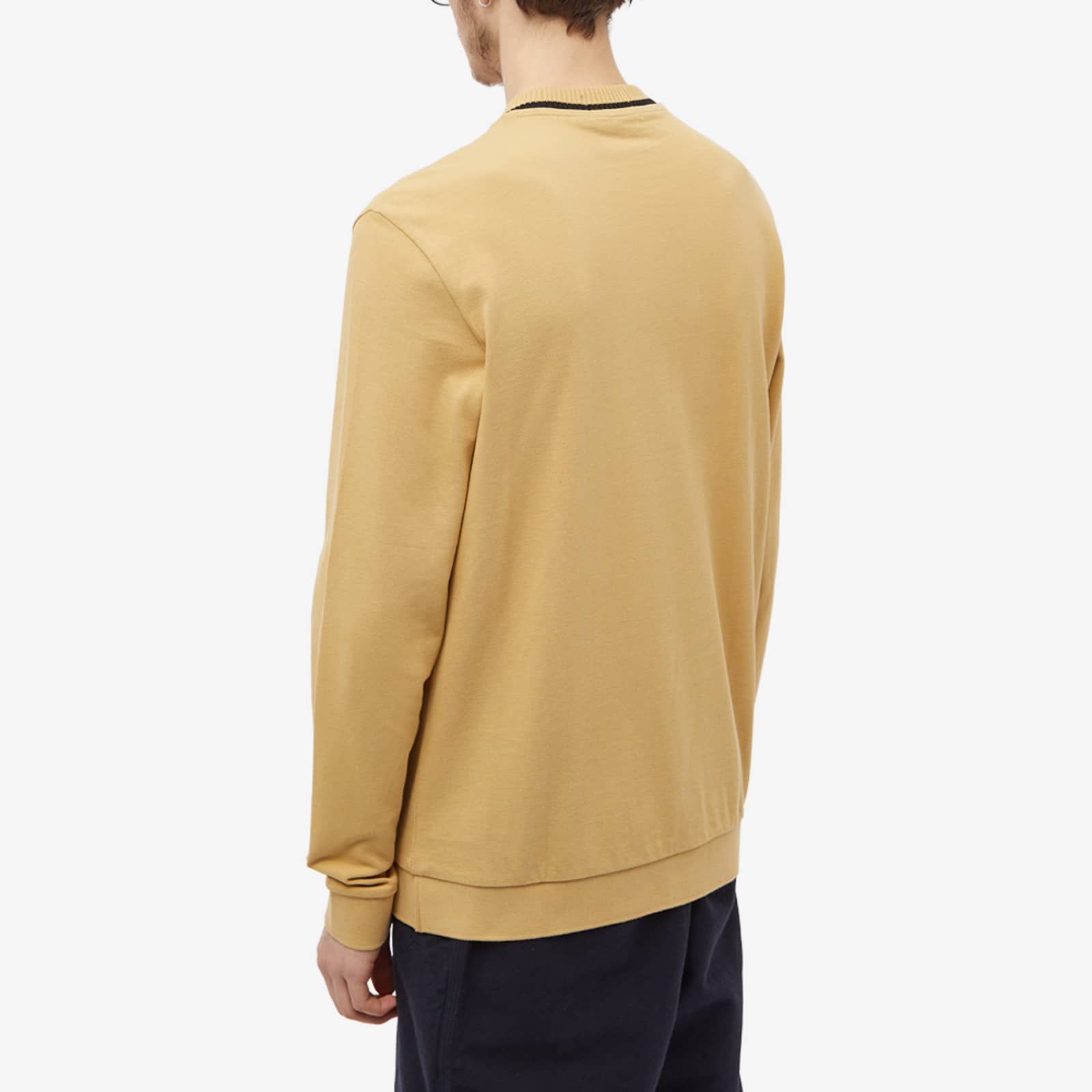 Fred Perry Authentic Long Sleeve Pique T-Shirt Desert | END. (HK)